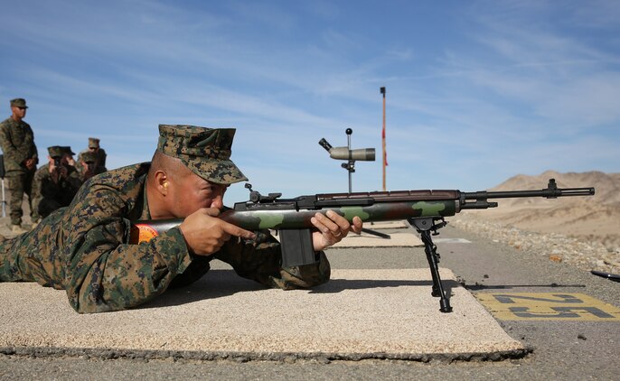 Combat Center shooting team puts rounds down range > Marine Corps Air ...