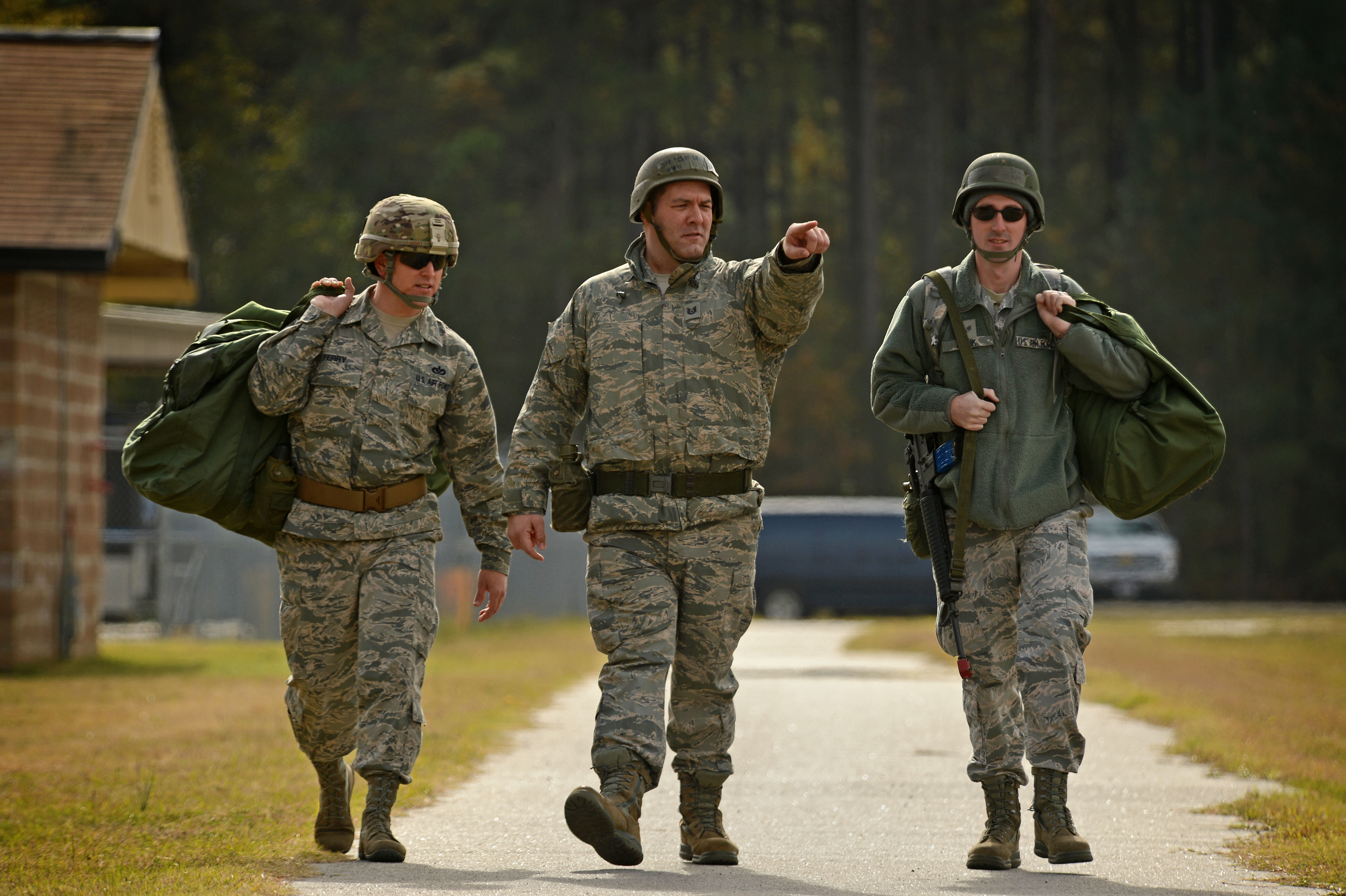 Airmen train for combat