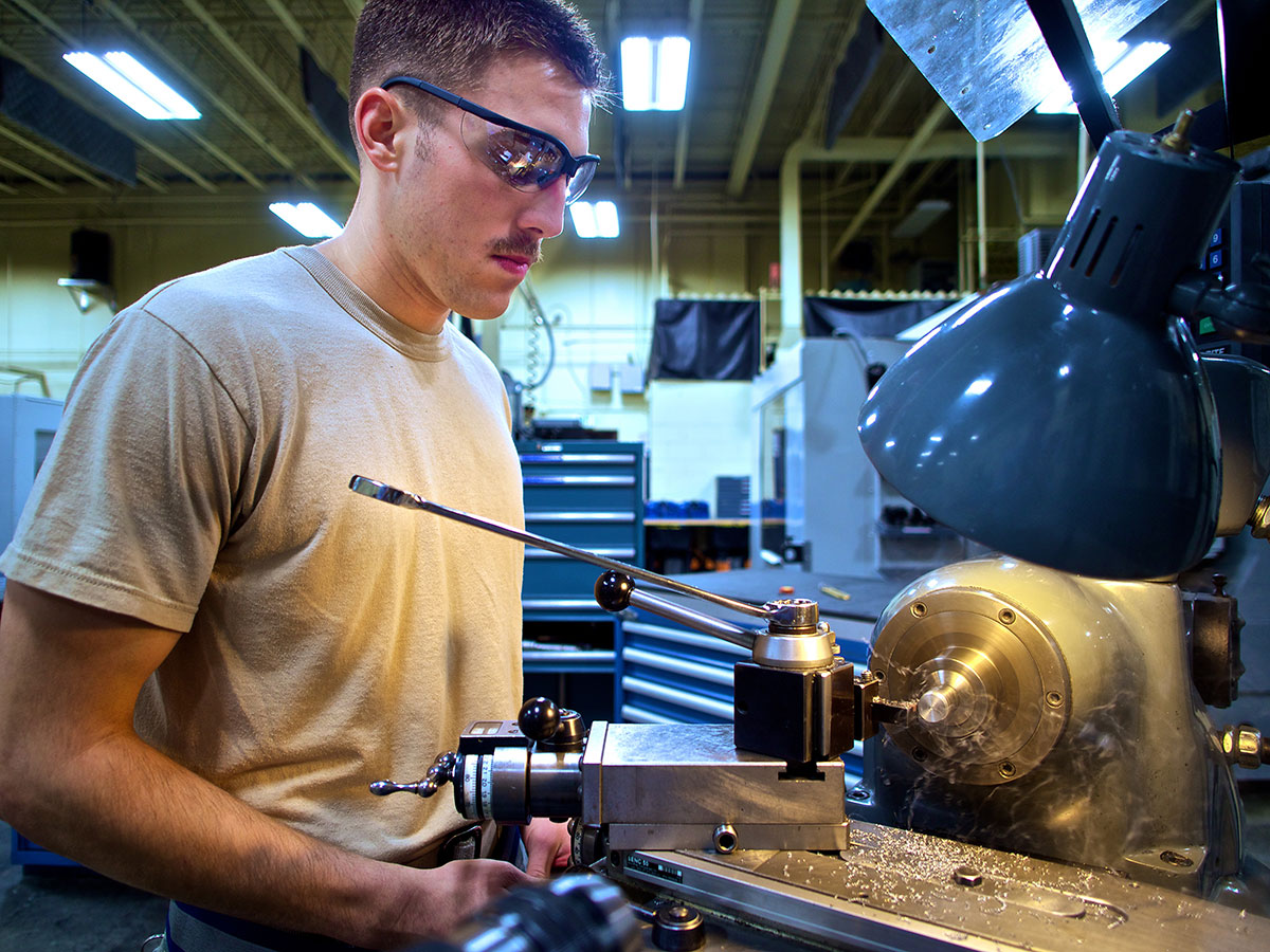 Aircraft metals technician turns material into mission > Joint Base ...