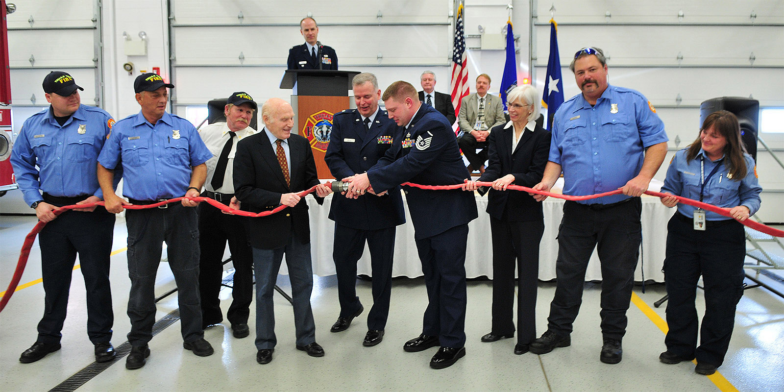 Wisconsin officials dedicate new Truax fire station > National Guard ...