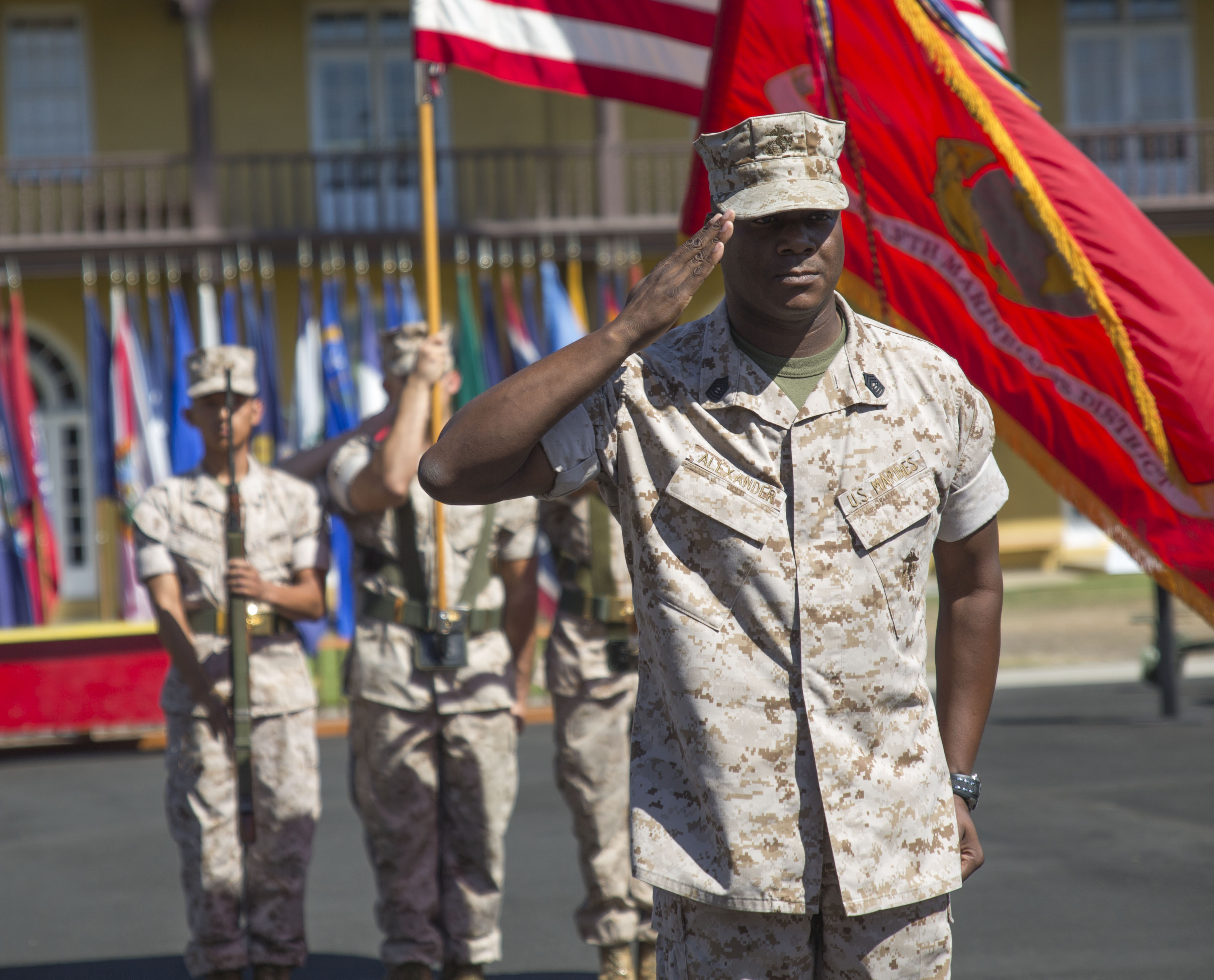 Master Sgt. Derrick Alexander Retires from Marine Corps after 23 years ...