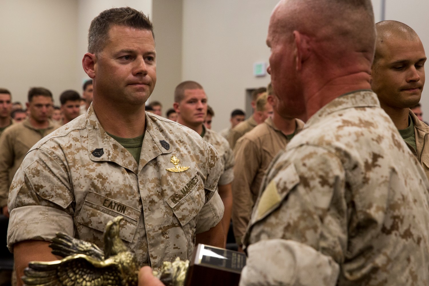 Recon Marines receive leadership awards