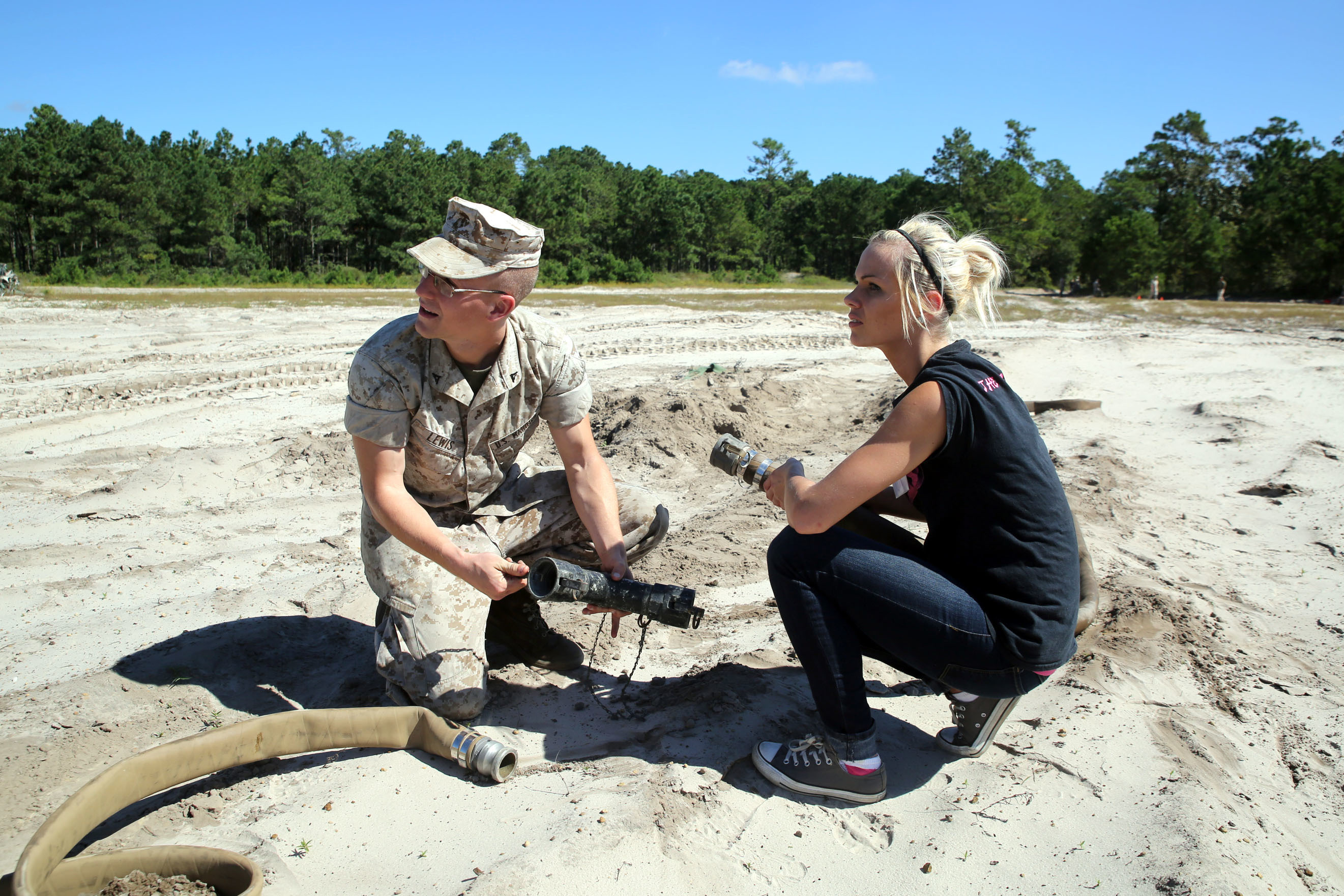 8th ESB spouses walk a mile in their Marines’ boots