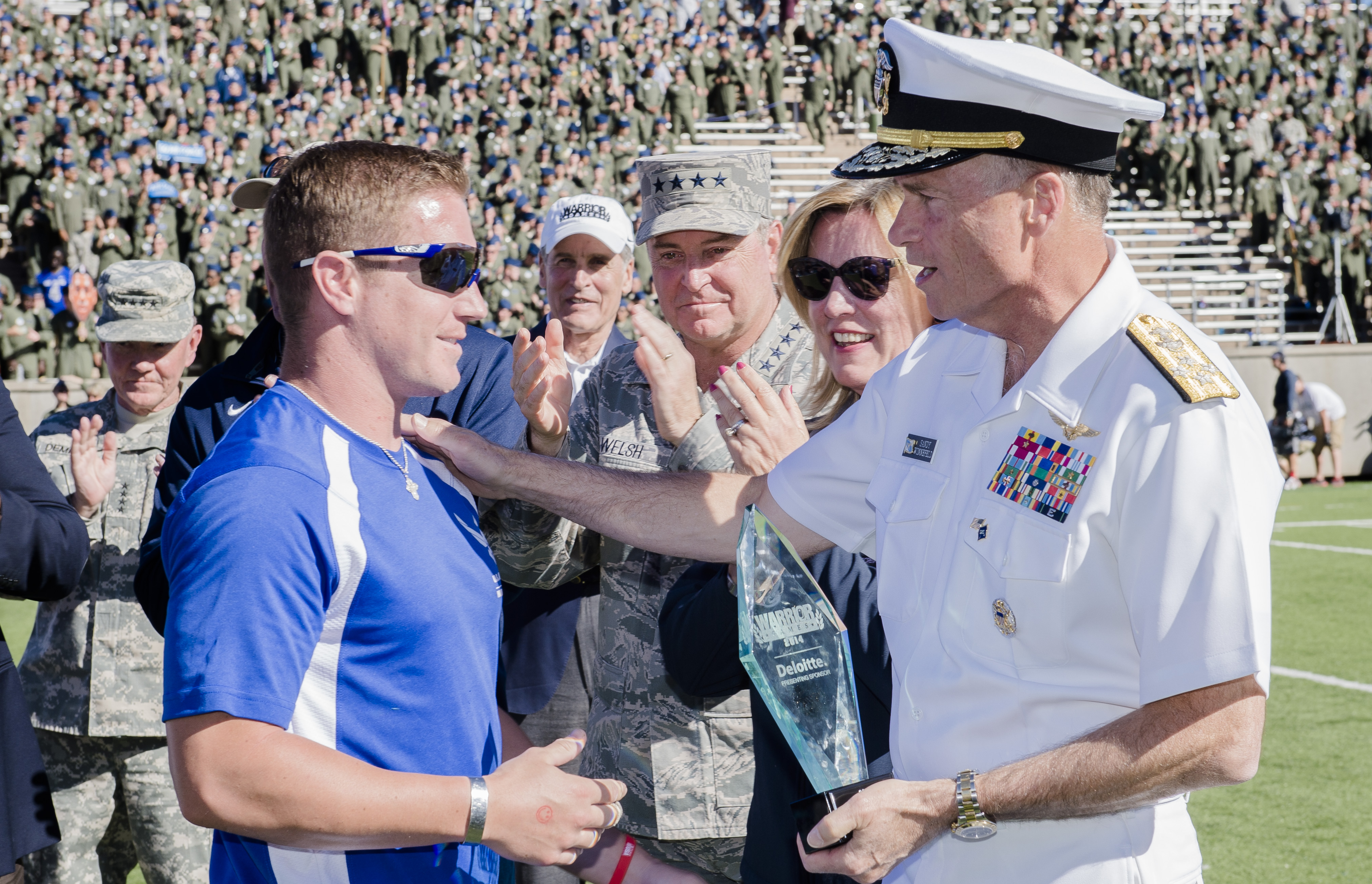 CJCS and VCJCS attend Warrior Games Tailgate