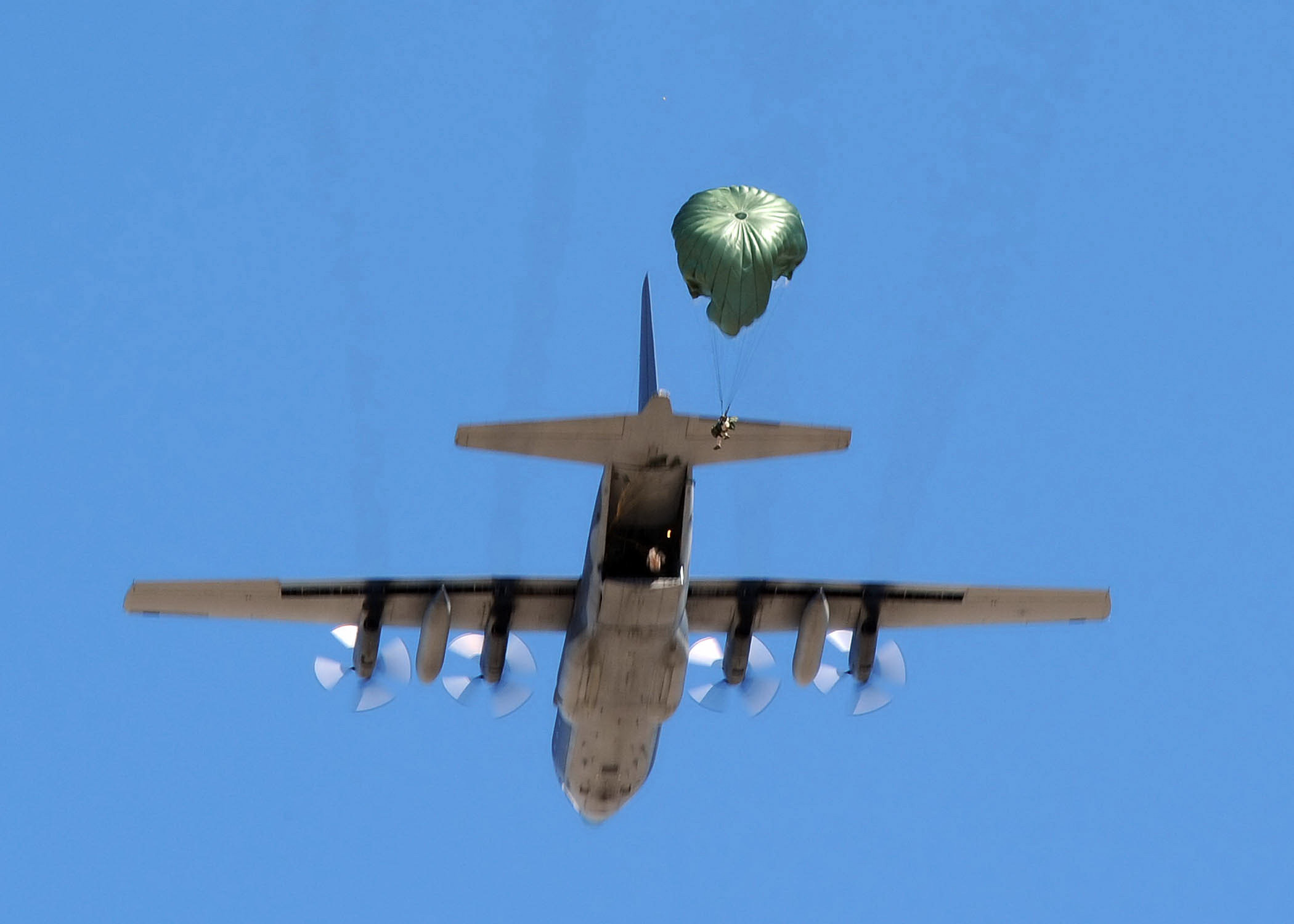 Multi-lift airdrop at Davis-Monthan AFB
