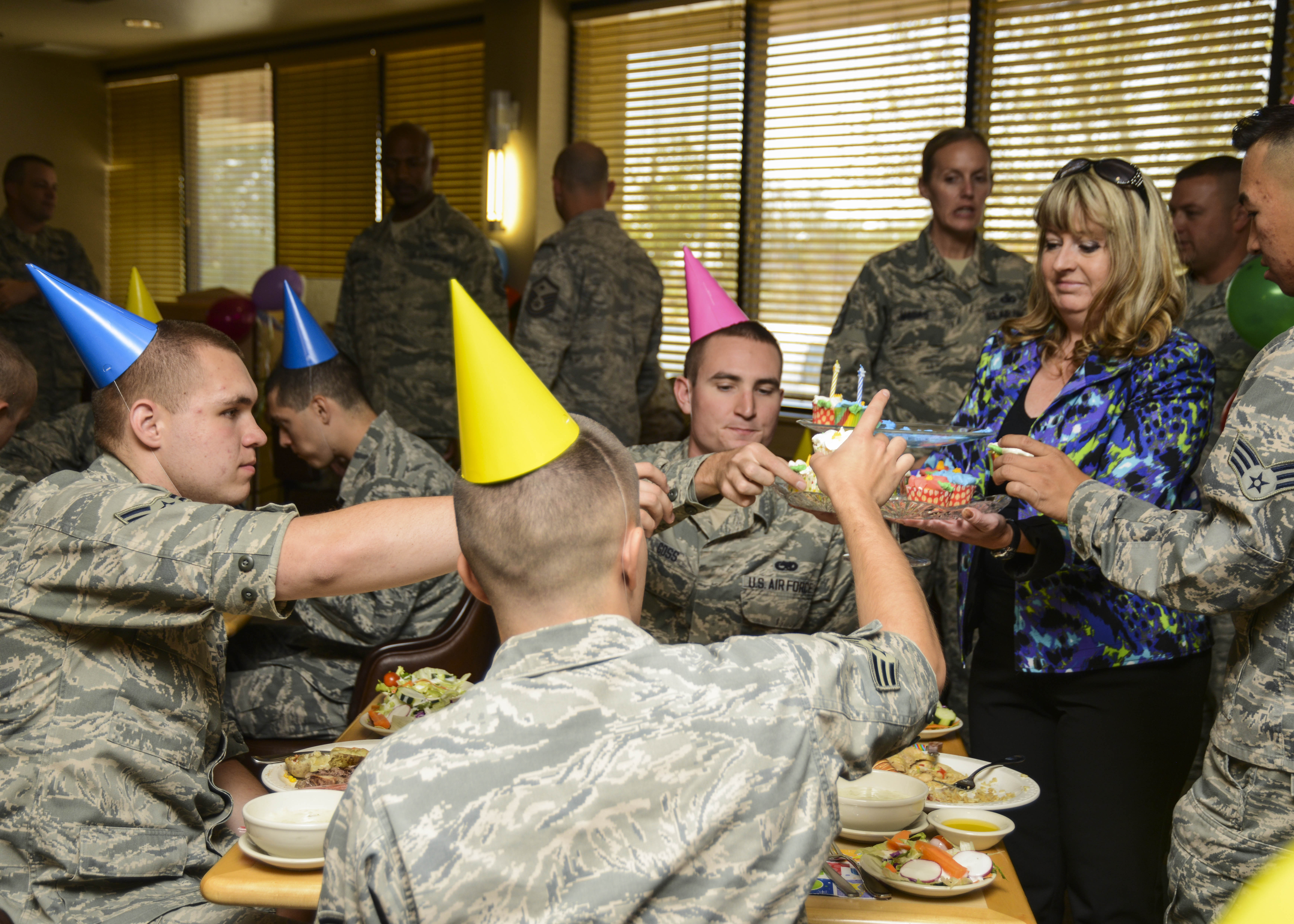 Airmen receive special meal for their special day > Edwards Air Force ...