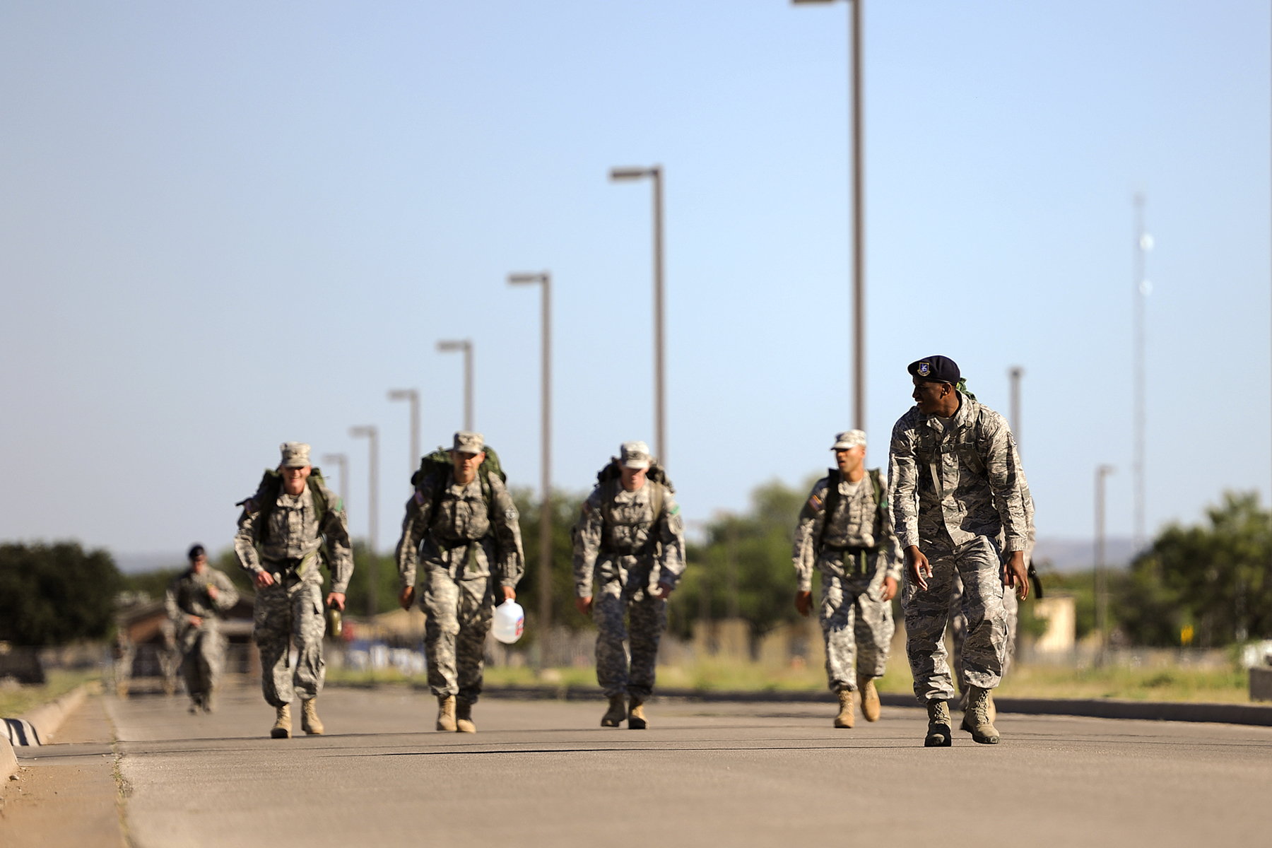 17th SFS hosts ruck march in honor of fallen Airman > Goodfellow Air ...