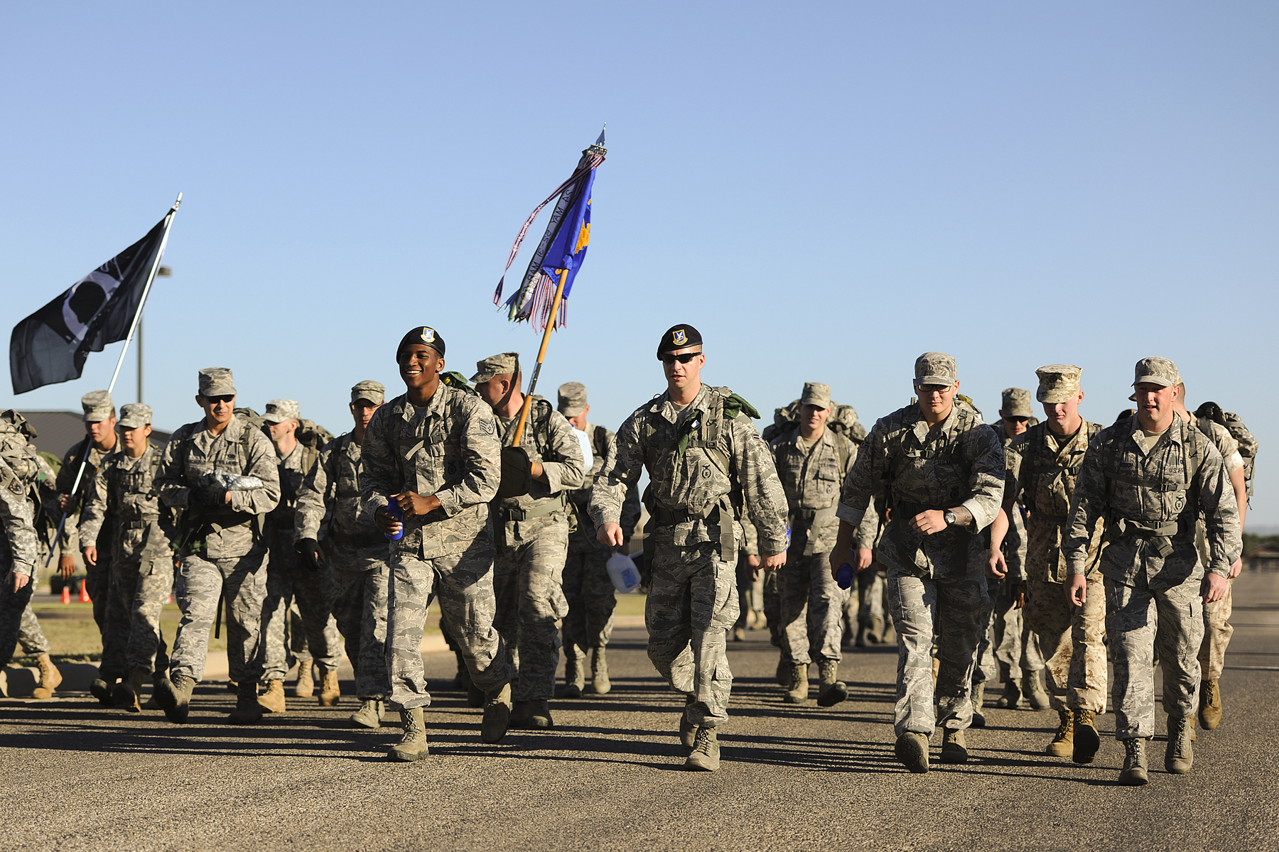 17th SFS hosts ruck march in honor of fallen Airman > Goodfellow Air ...