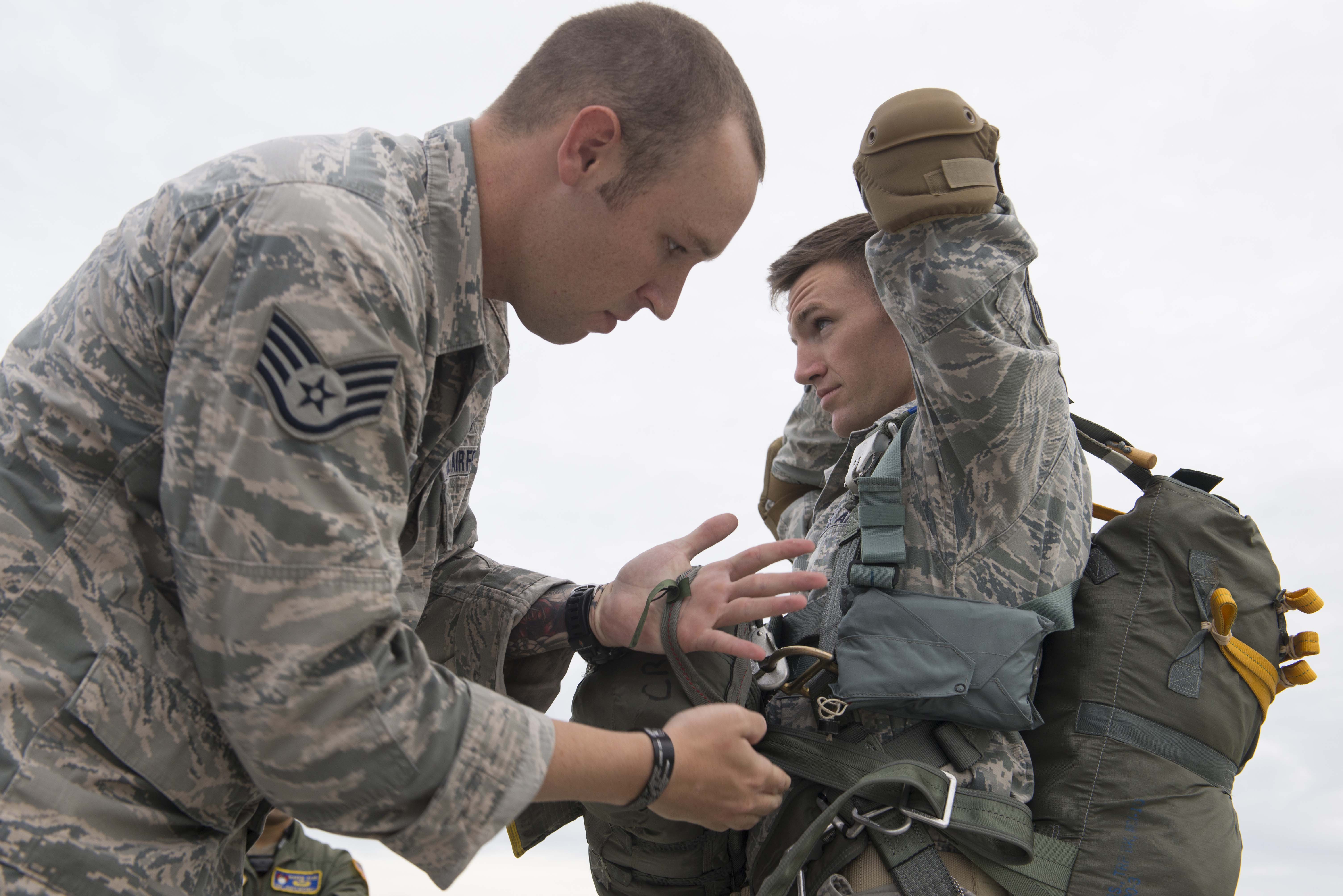 736th Security Forces Members perform night operations