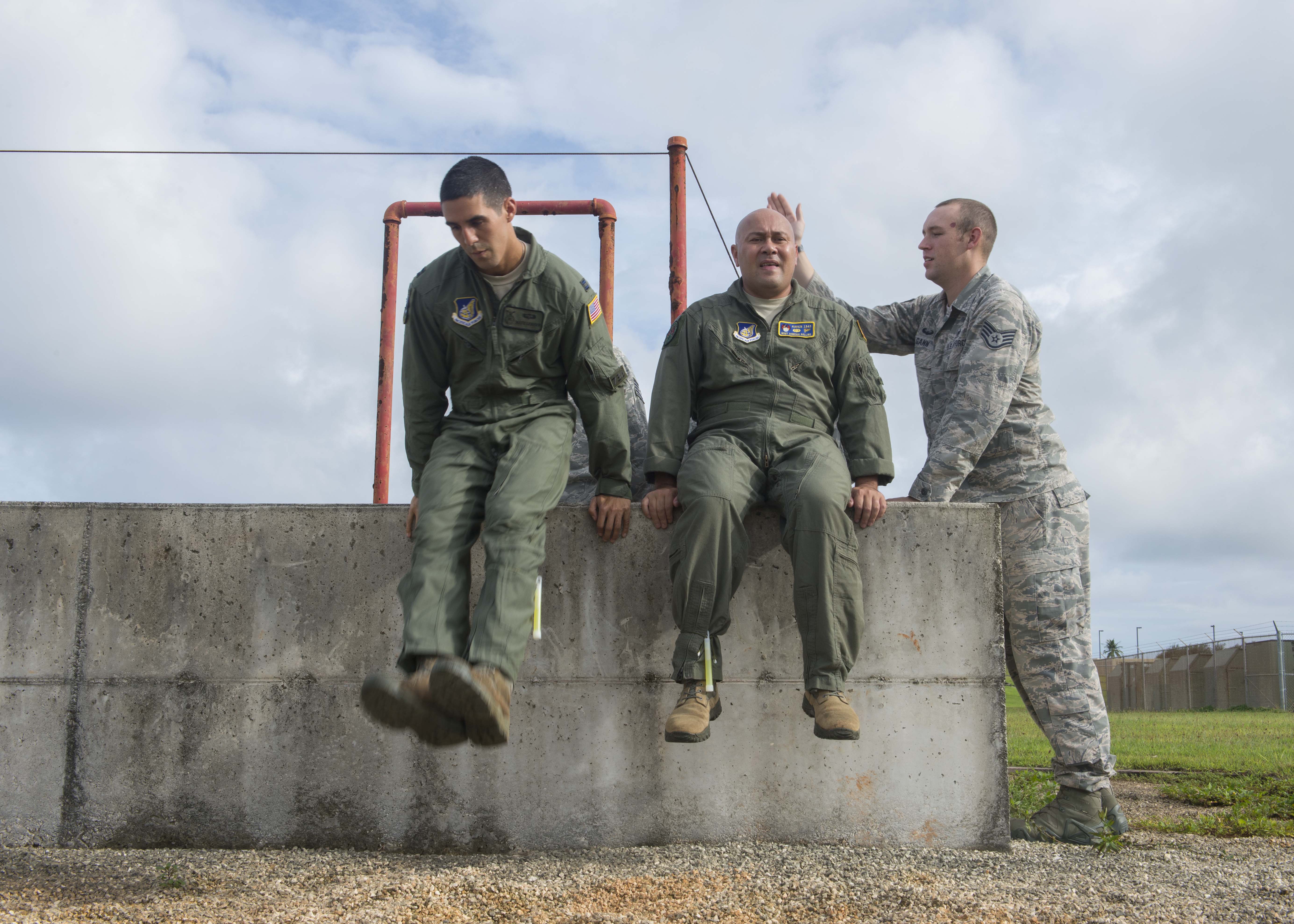 736th Security Forces Members perform night operations