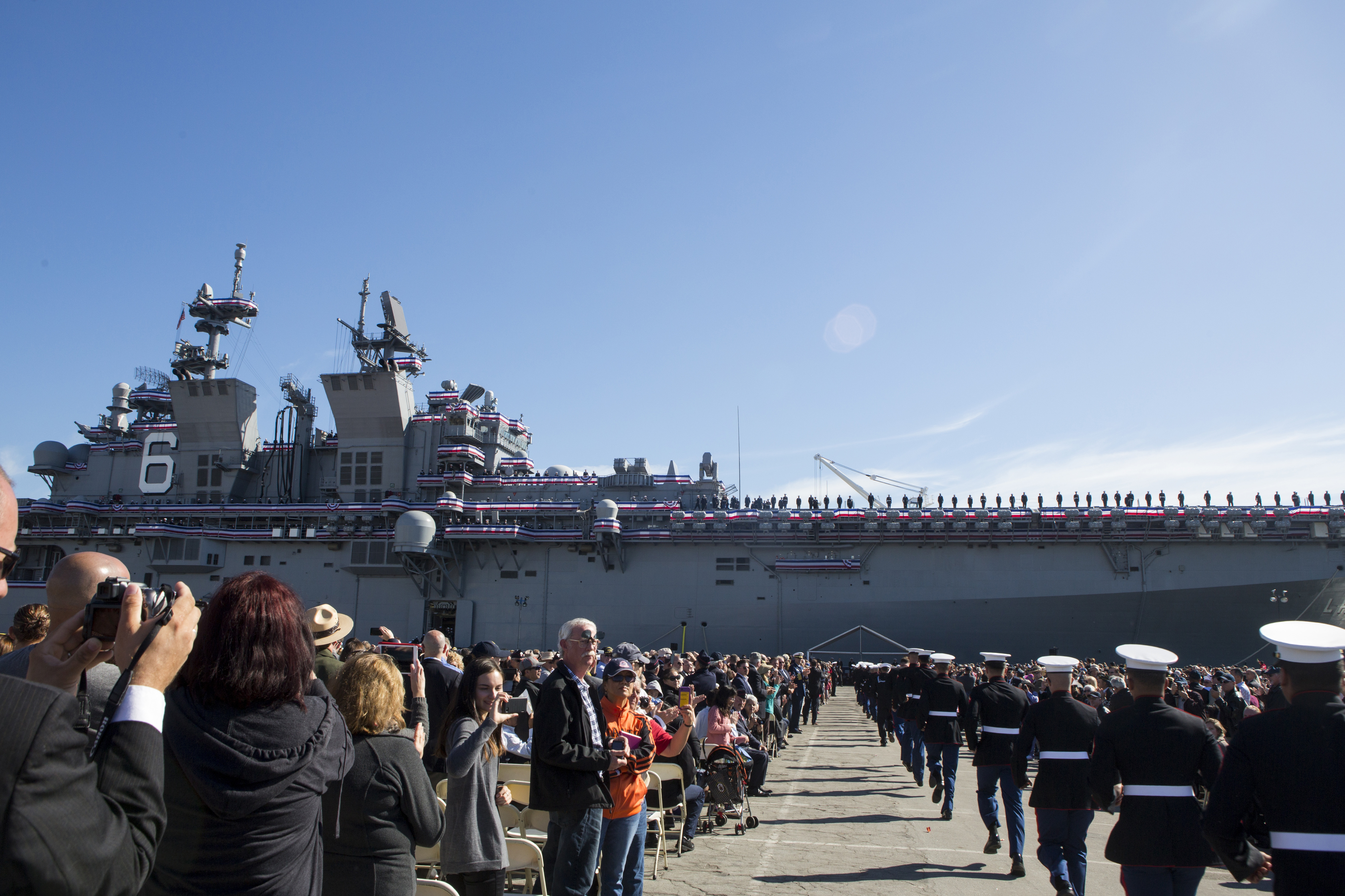 Commissioning of USS America (LHA-6)
