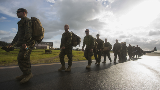 U.S. Marines Support Operation United Assistance