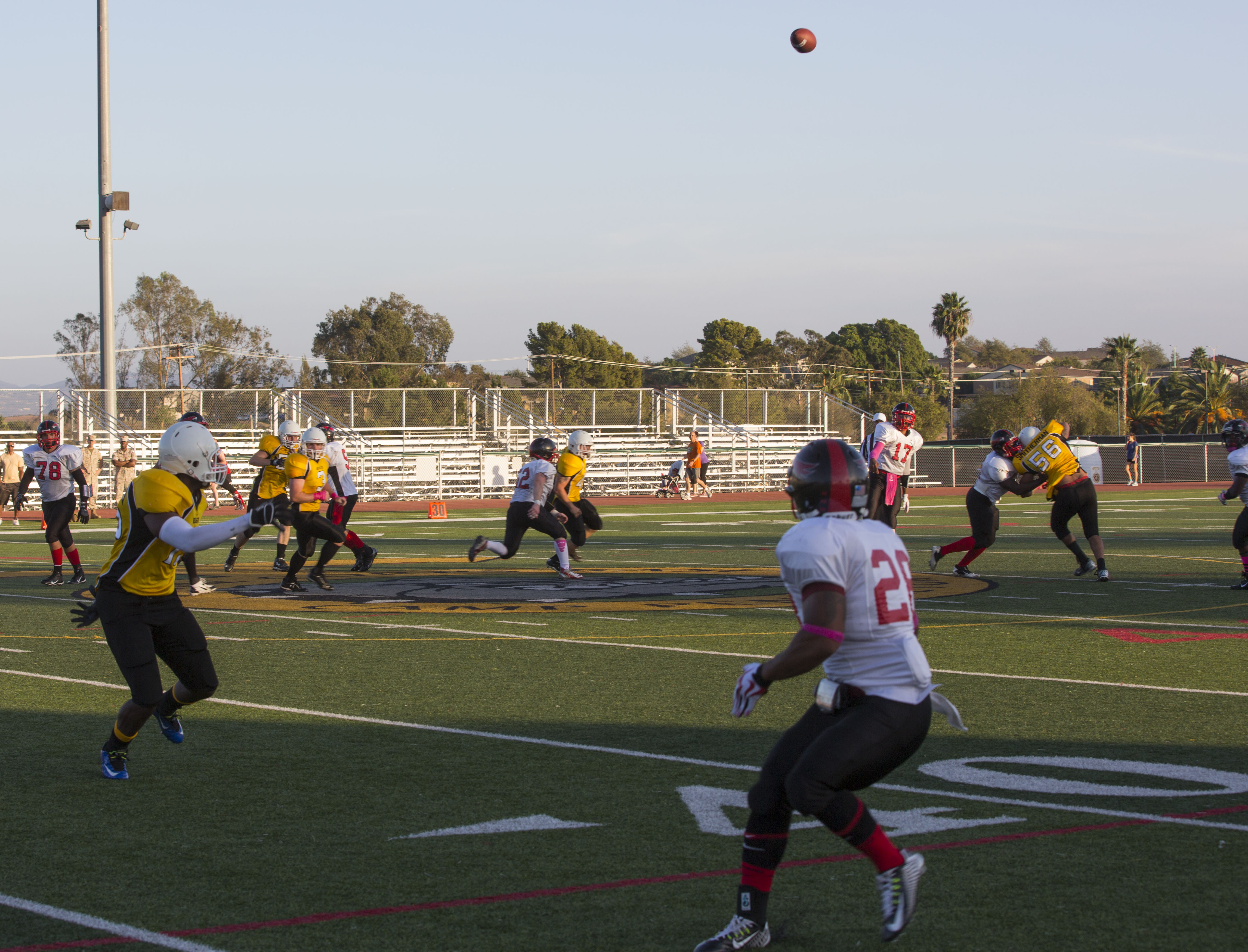 MCAS Miramar Falcons win last regular season game