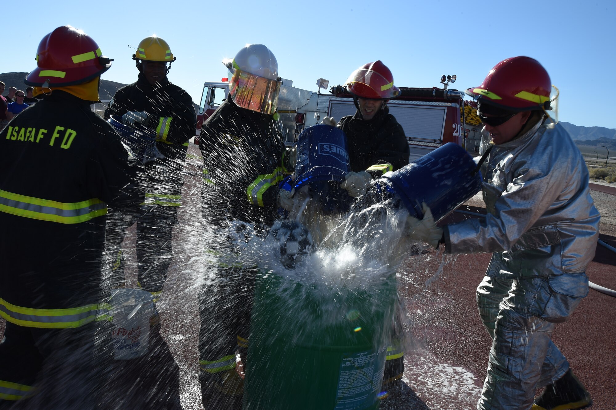 799th SFS turns up the heat, wins Fire Muster traveling trophy > Creech ...