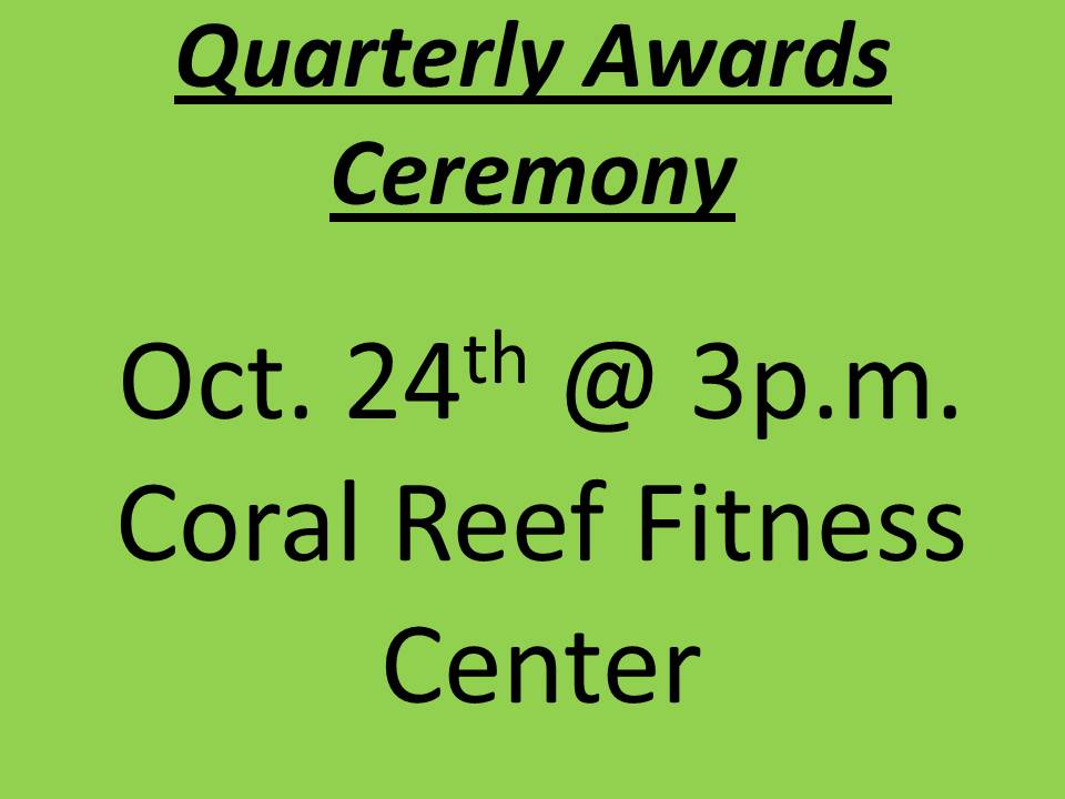 Quarterly Awards ceremony