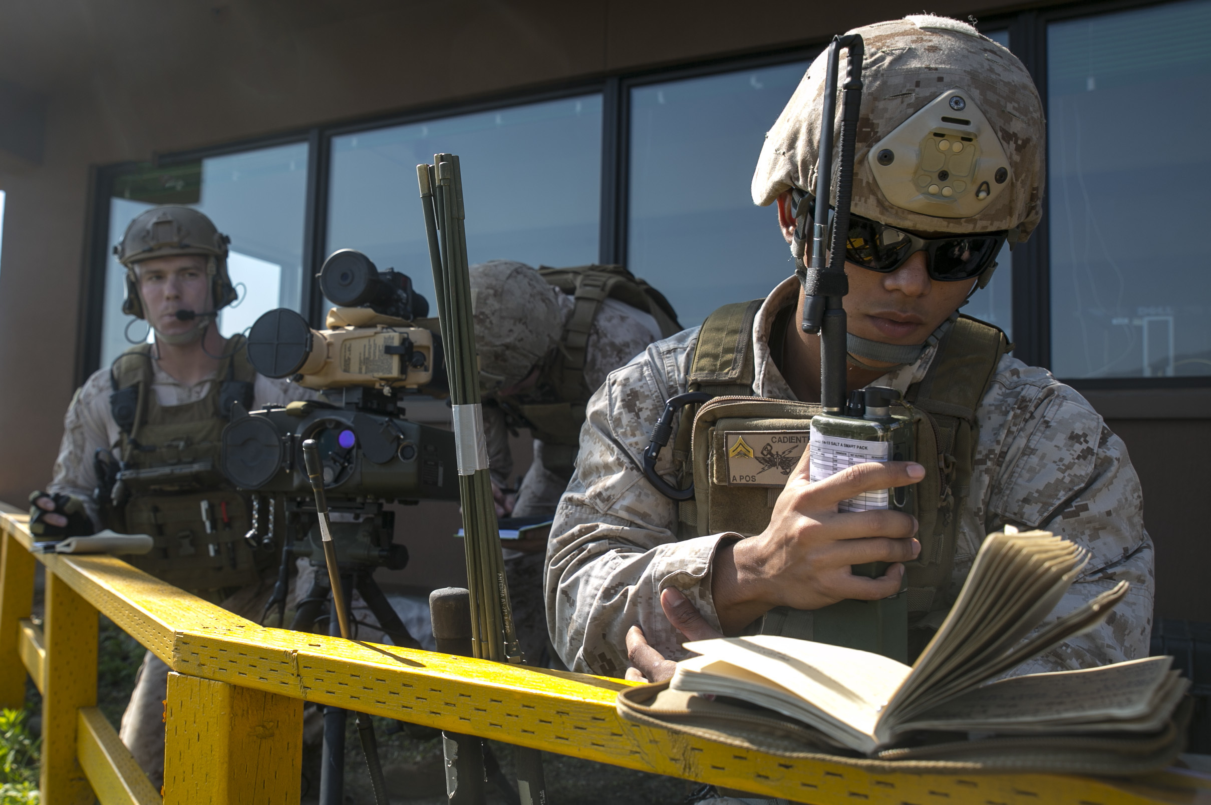 5th ANGLICO brings lightning from sky