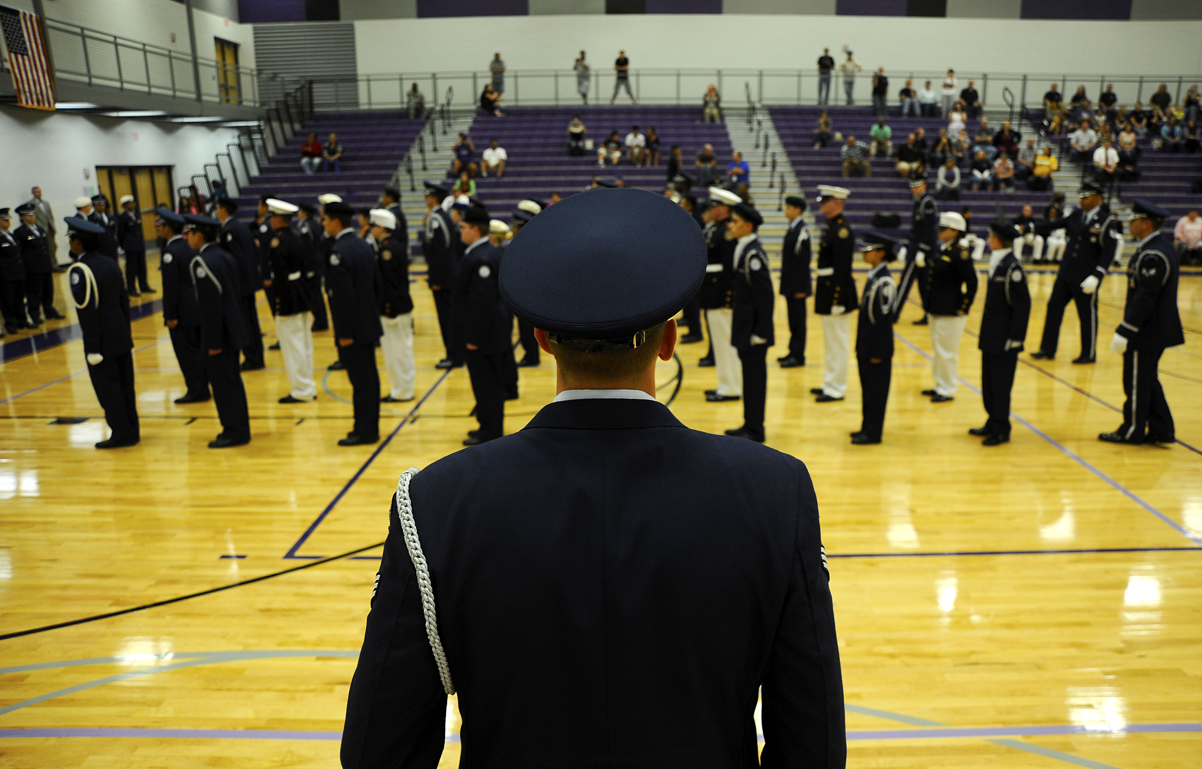 MAFB Honor Guard continues to mentor JROTC cadets
