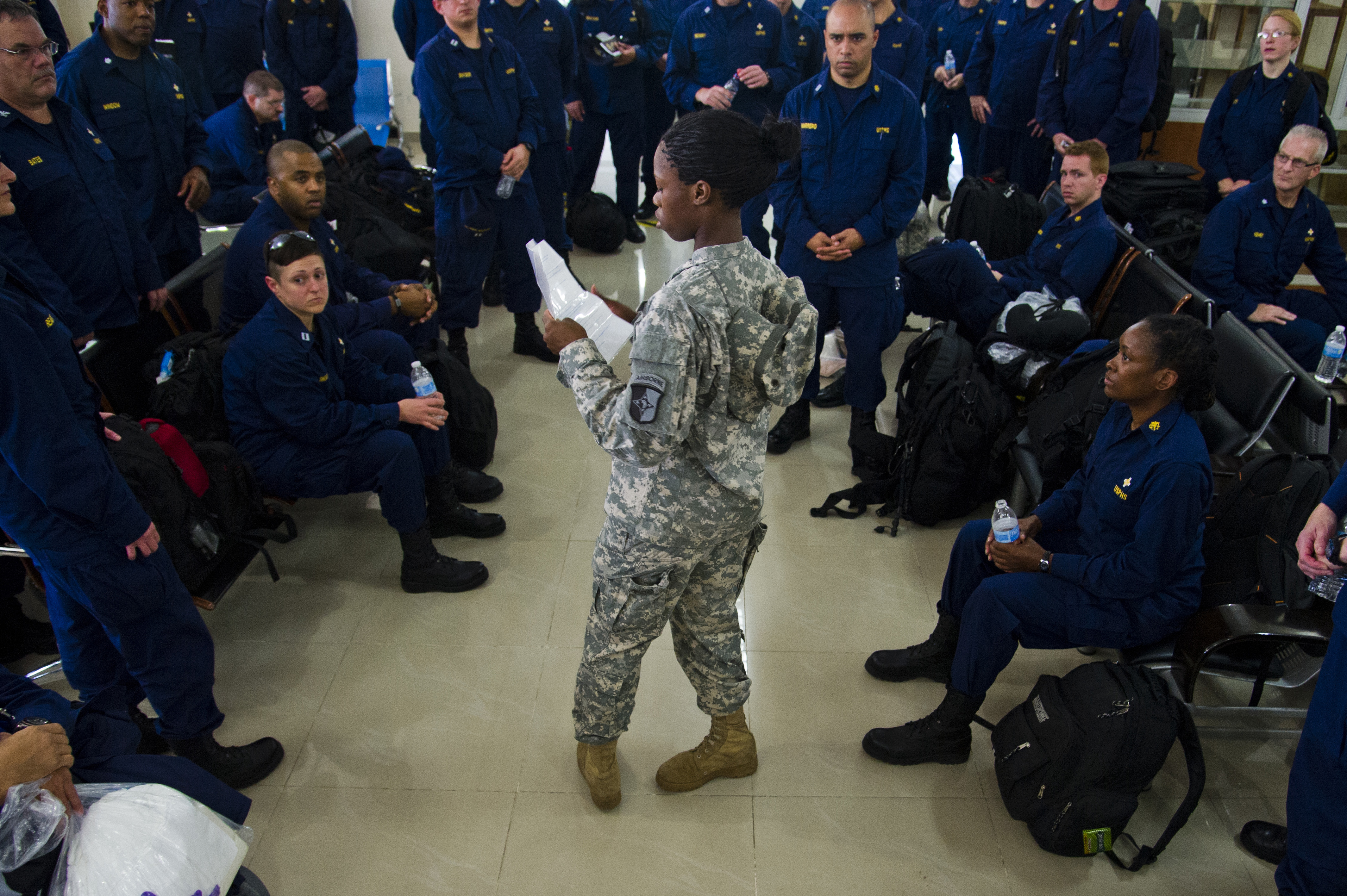 CRW supports USPHS arrival in Liberia