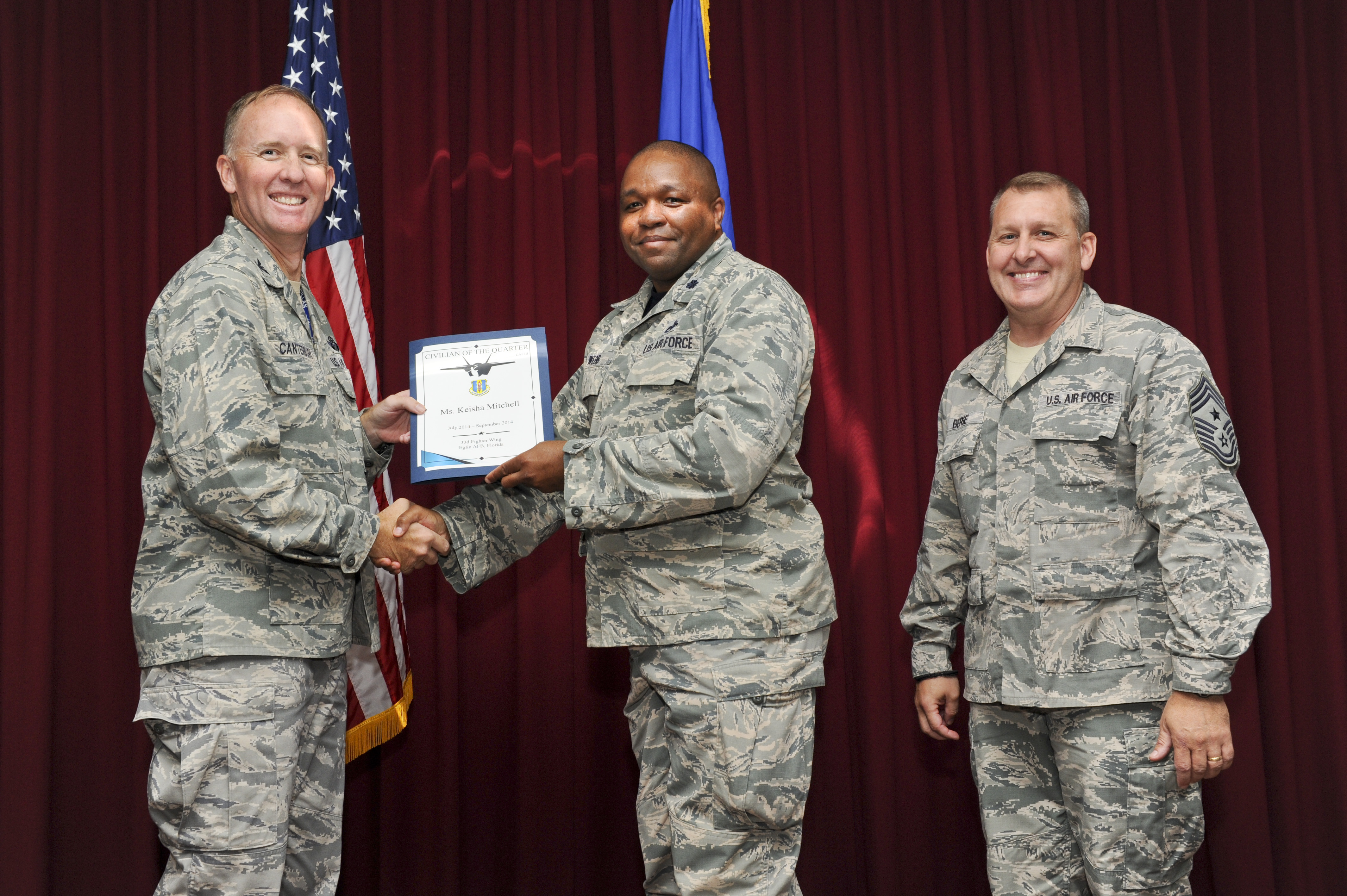 33d Fighter Wing recognizes excellence