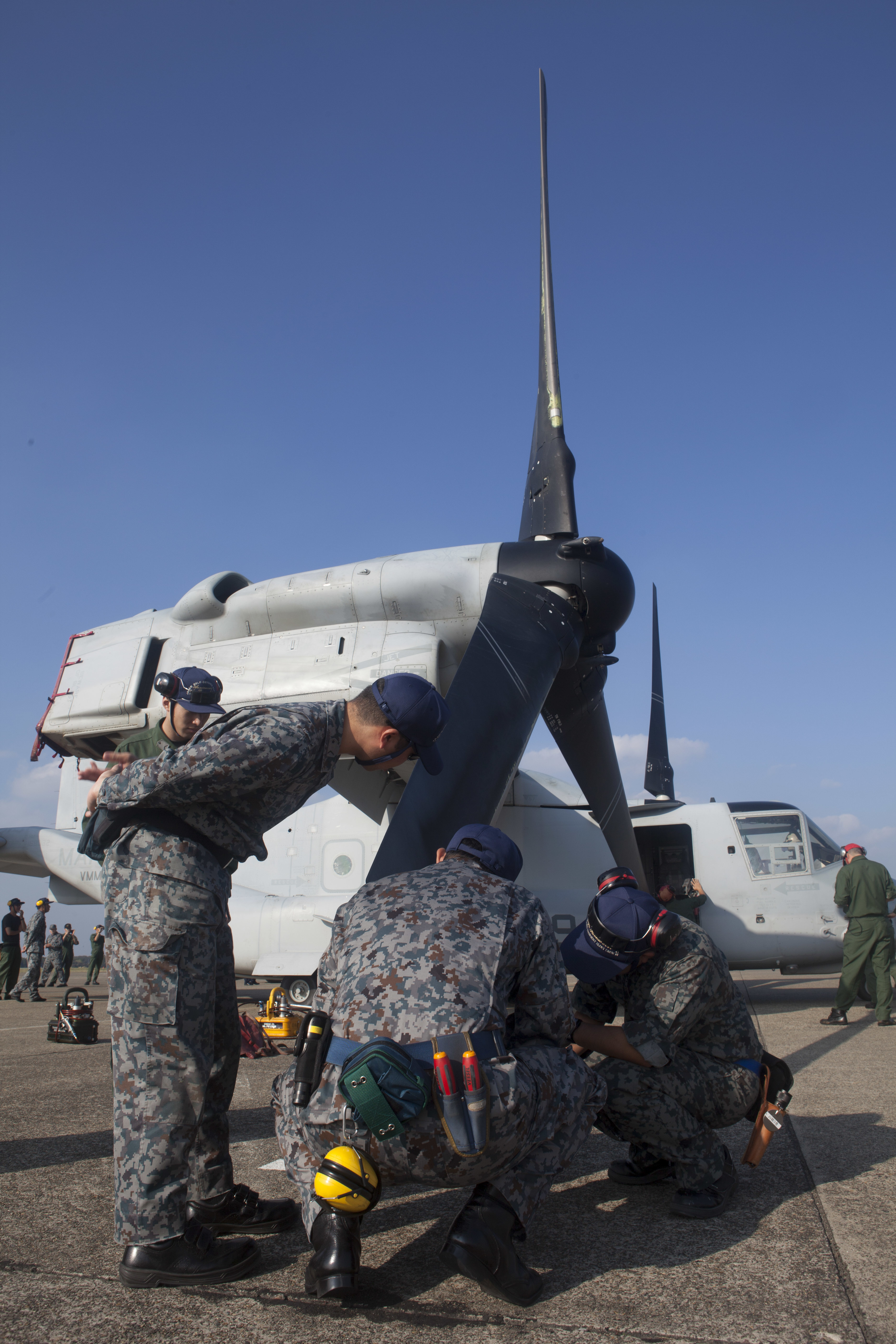 Osprey showcased in mainland Japan