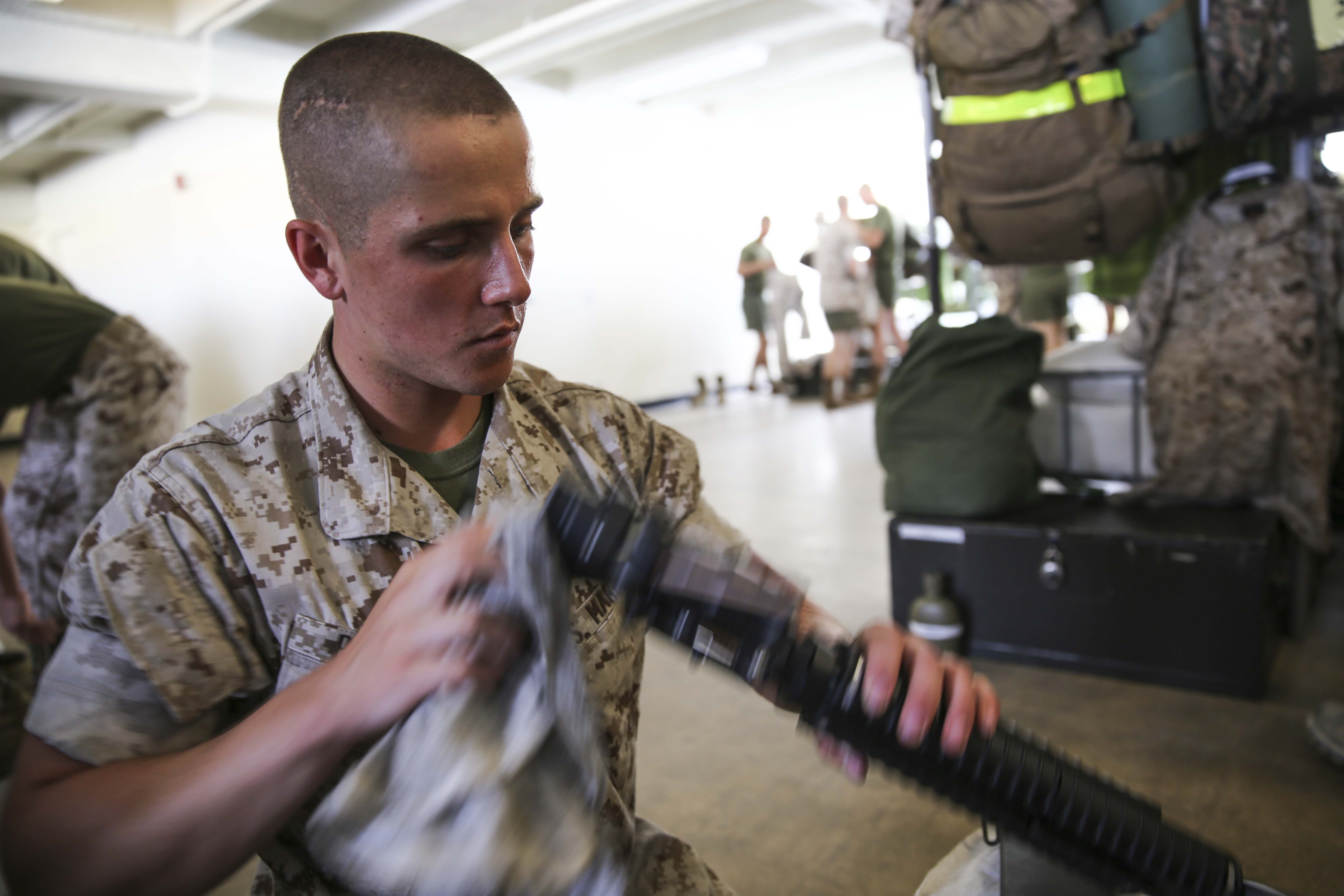 Near death experience gives young man the drive to join USMC > United ...