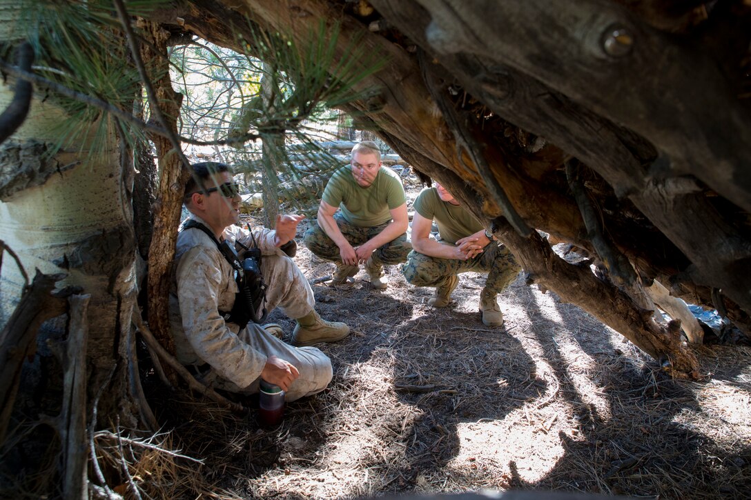 Marines conduct mountain warfare training