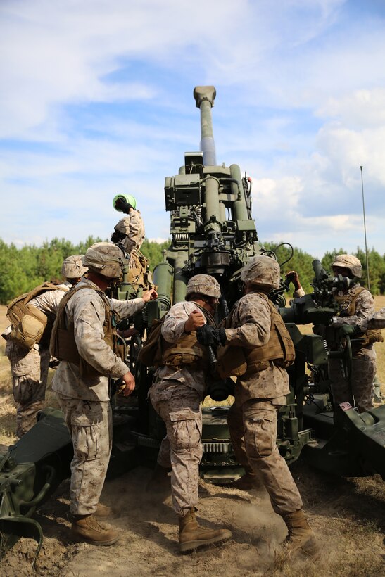 Integrated Task Force Artillery Marines send first rounds downrange