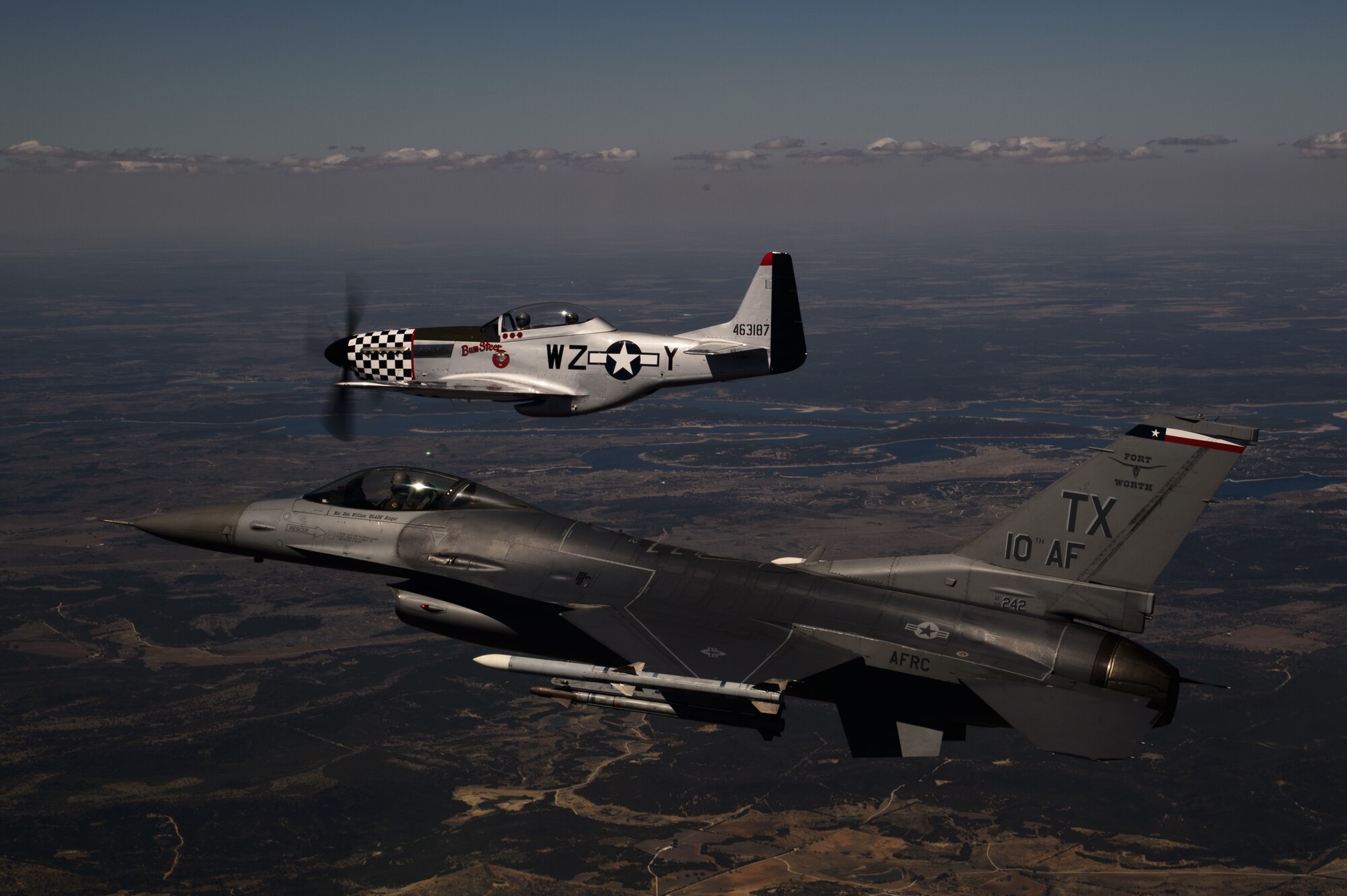 Historic formation symbolizes 70 years of combat aviation > 301st ...