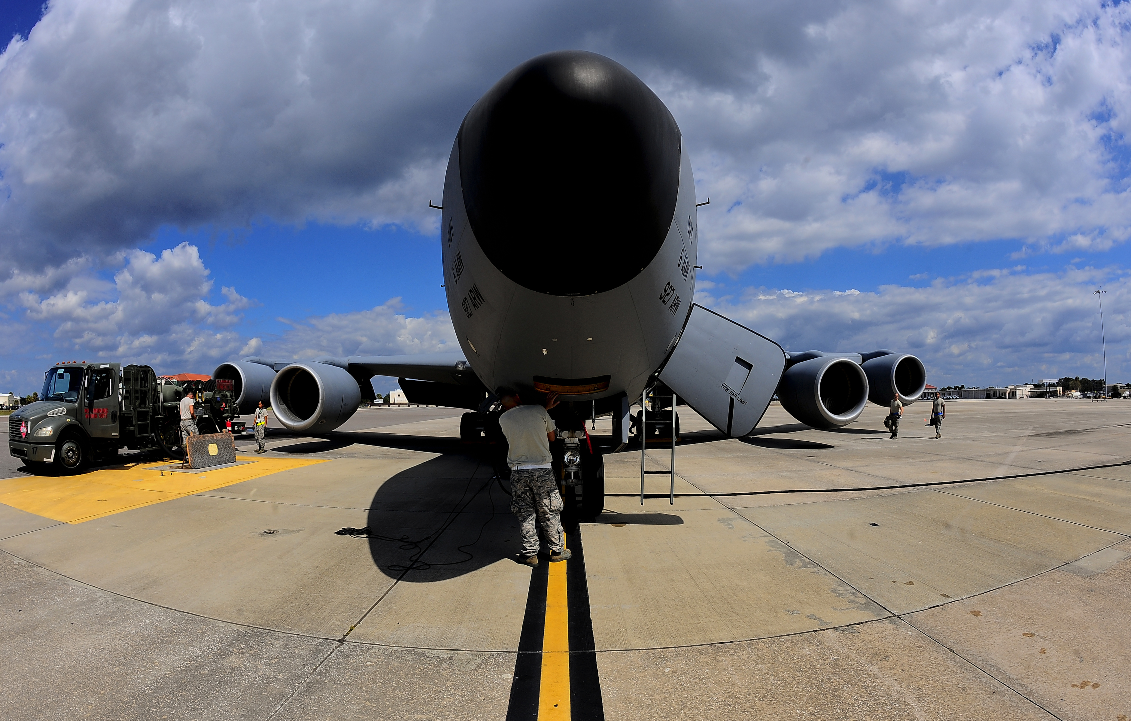 Maintaining the KC-135