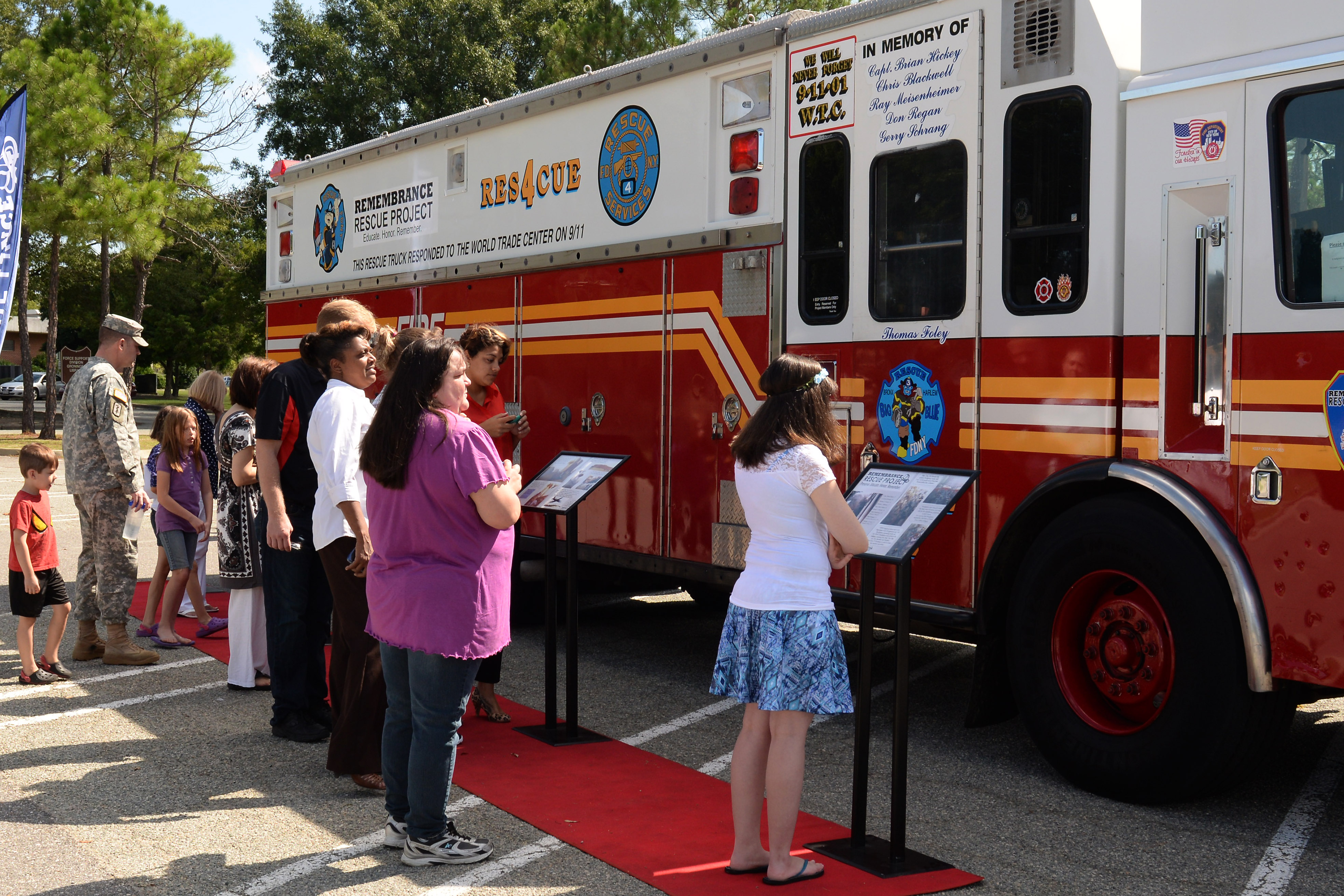 9/11 memorial fire truck at Fort Eustis > Joint Base Langley-Eustis ...