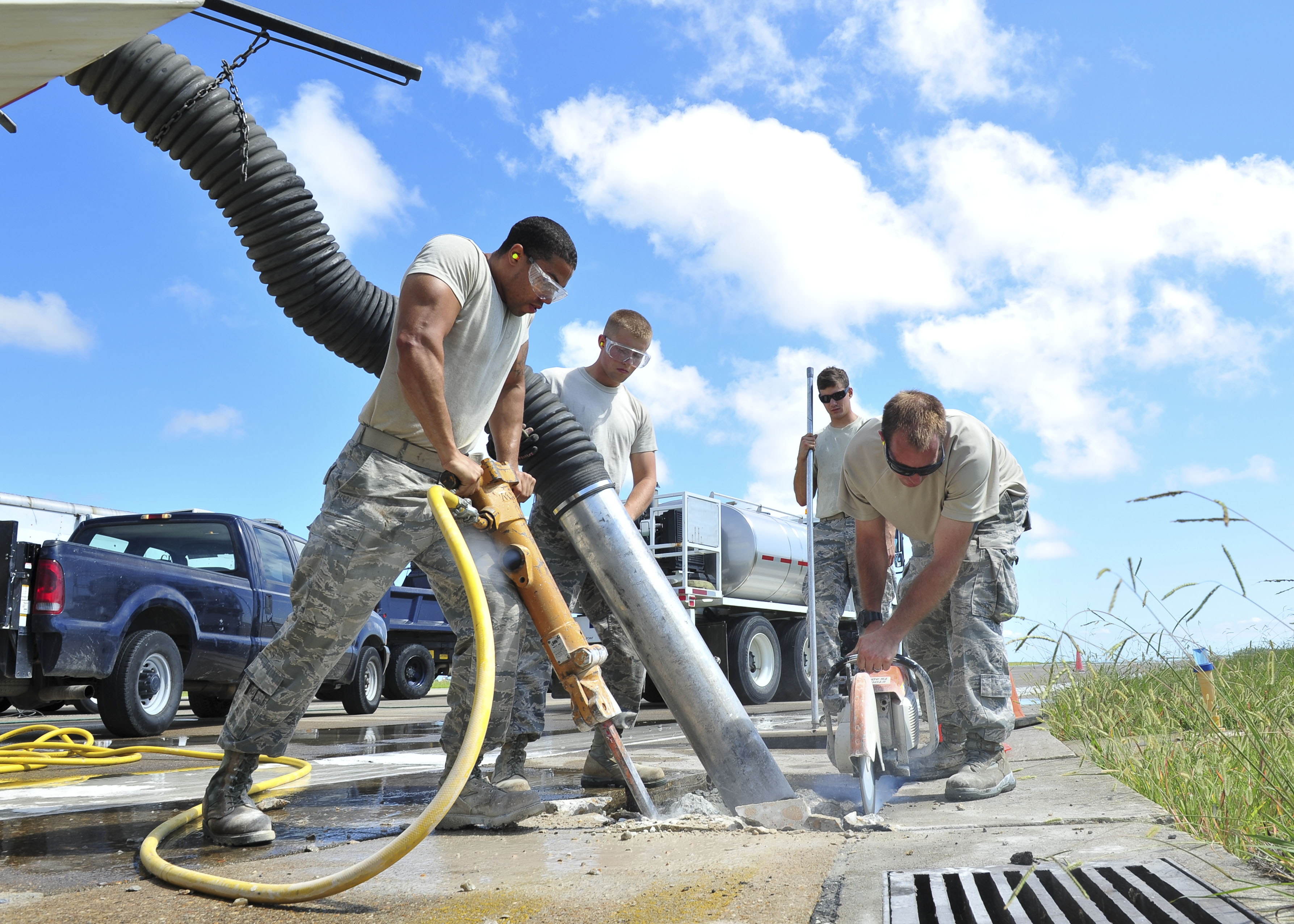 633rd CES 'Dirt Boyz' keep flying mission off bumpy roads > Joint Base ...