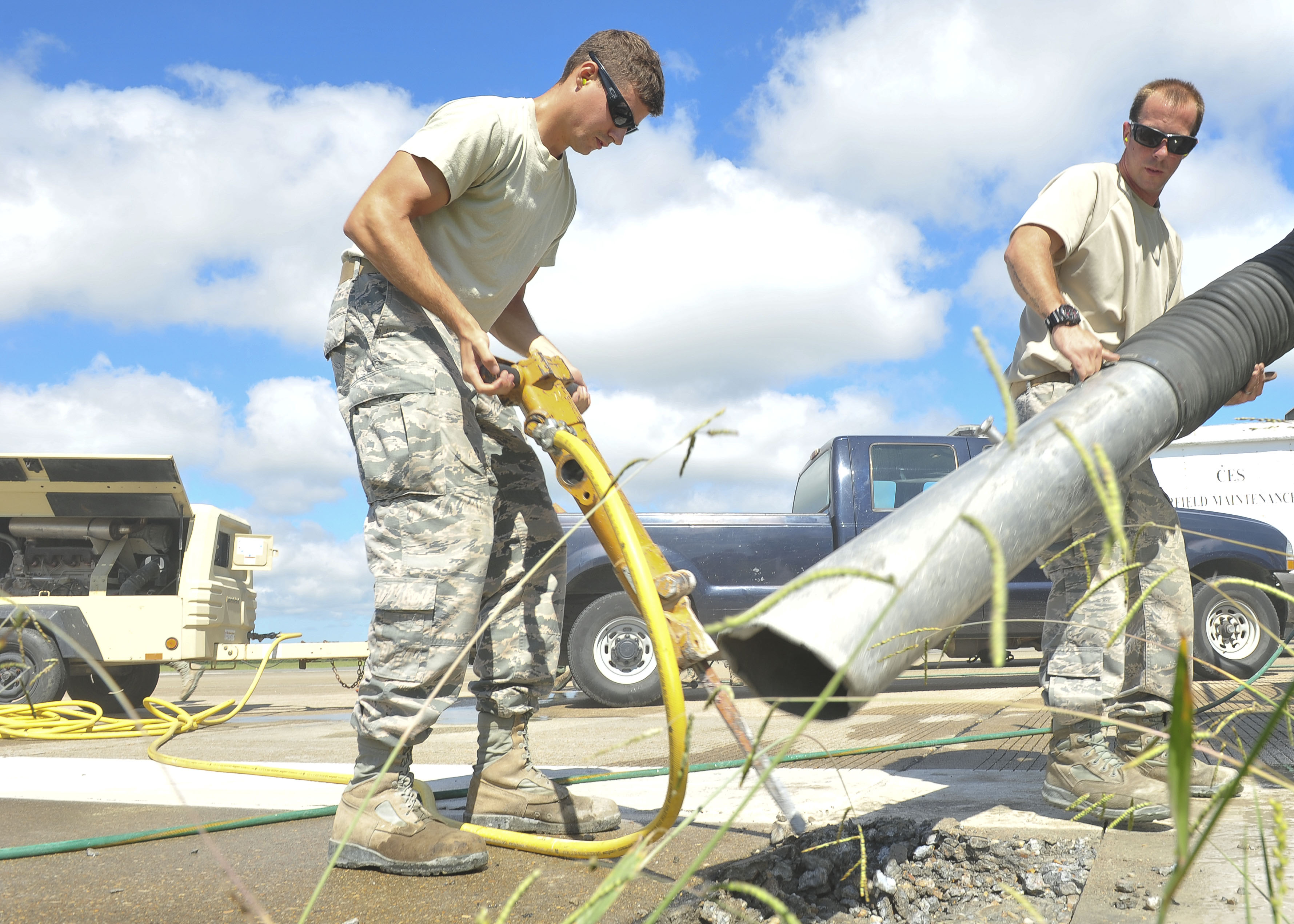 633rd CES 'Dirt Boyz' keep flying mission off bumpy roads > Joint Base ...