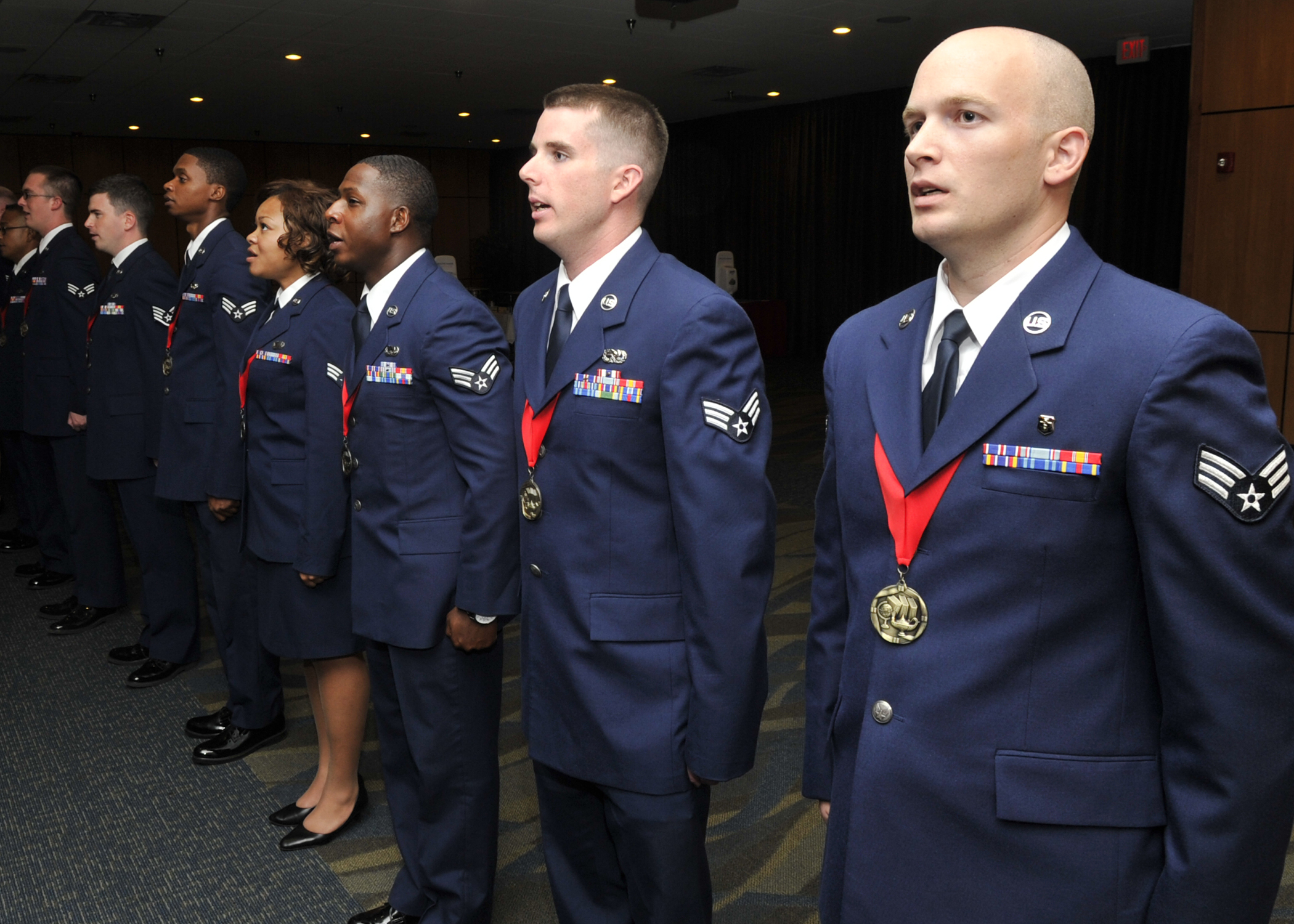 Airman Leadership School Class 14-6 Graduation