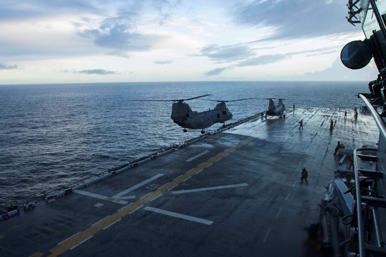 Sea Knights complete Partnership of the Americas, land aboard USS America
