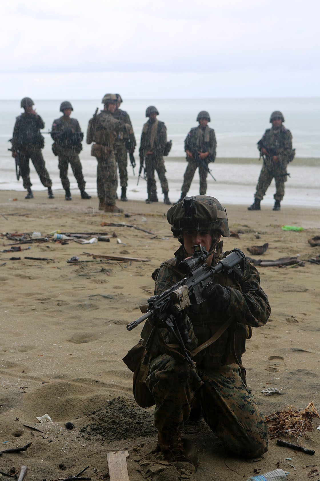 Marines And Malaysian Army