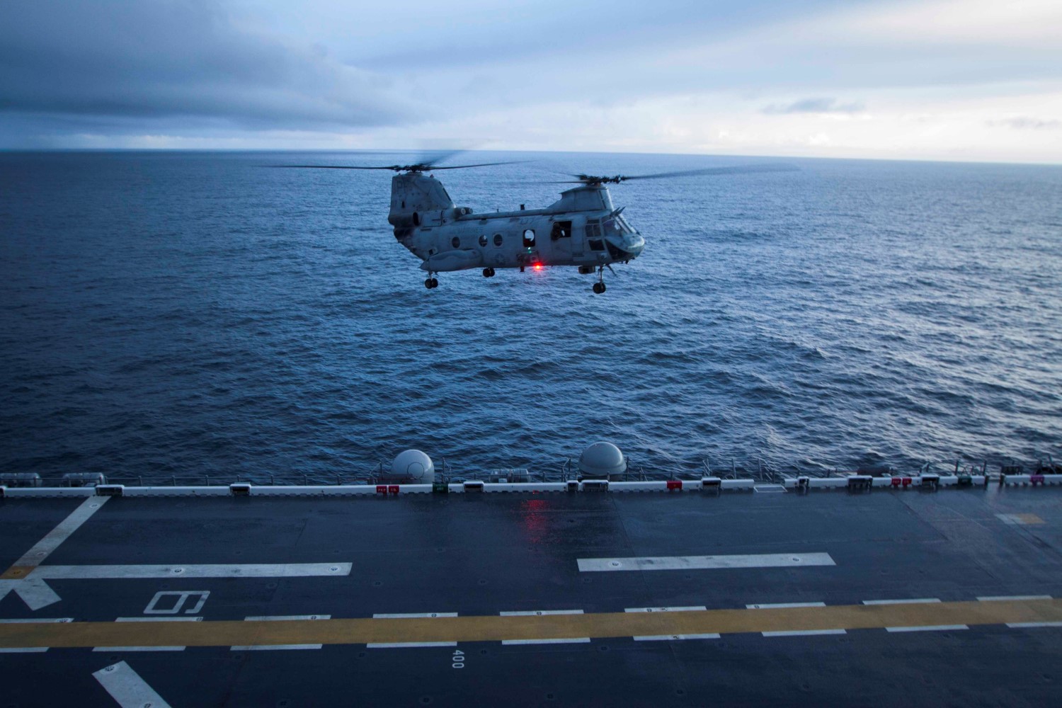 Sea Knights complete Partnership of the Americas, land aboard USS America