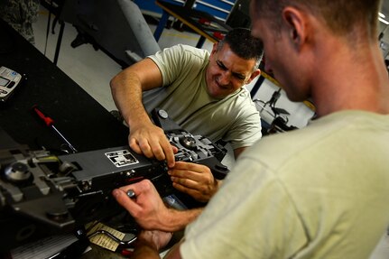 Armament Systems Technicians at work