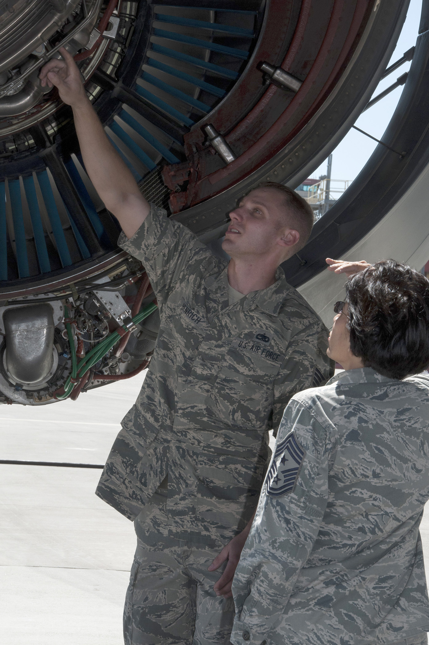 349th Command Chief's job shadow program starts with 749th Aircraft ...