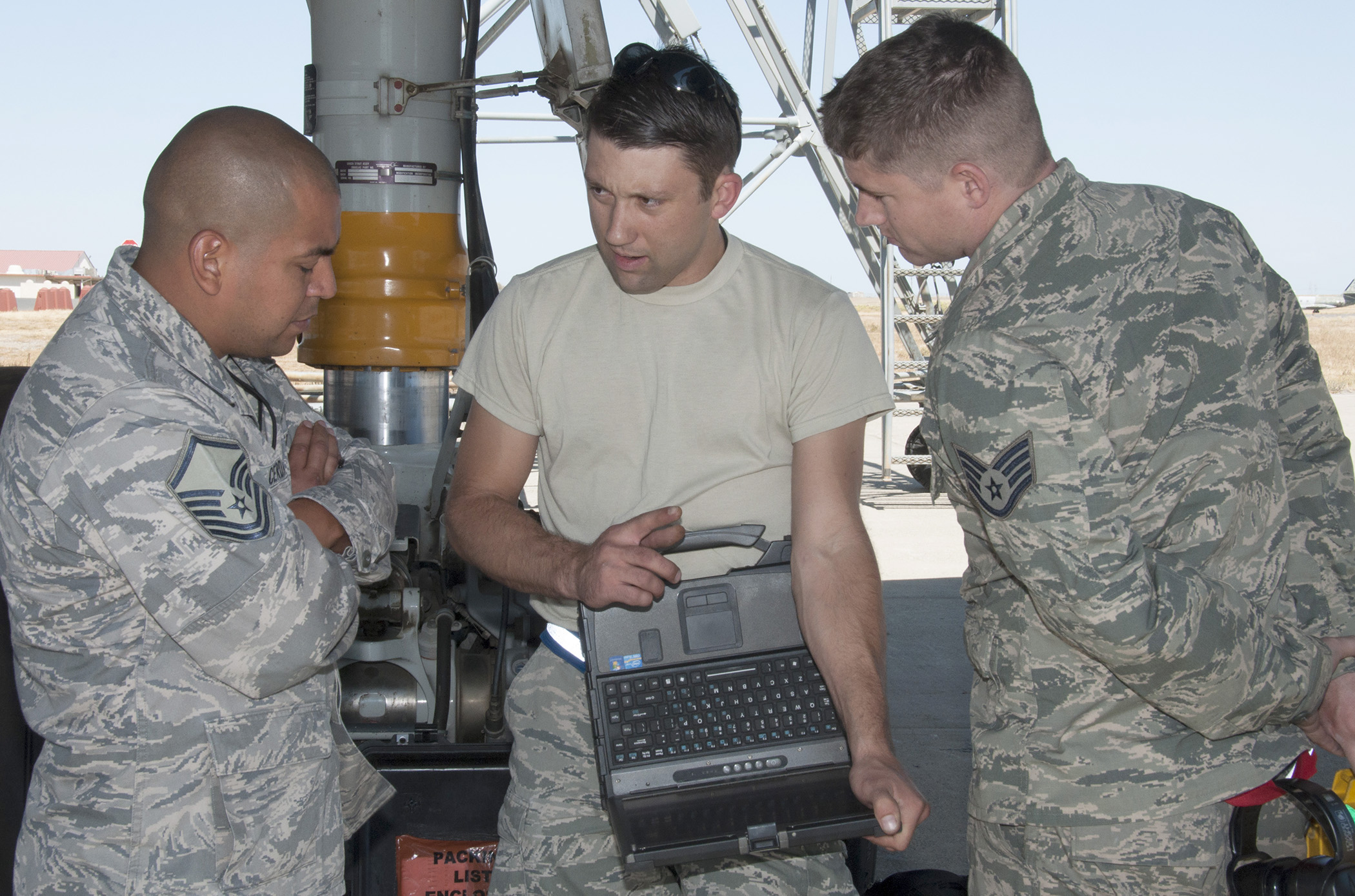 349th Command Chief's job shadow program starts with 749th Aircraft ...