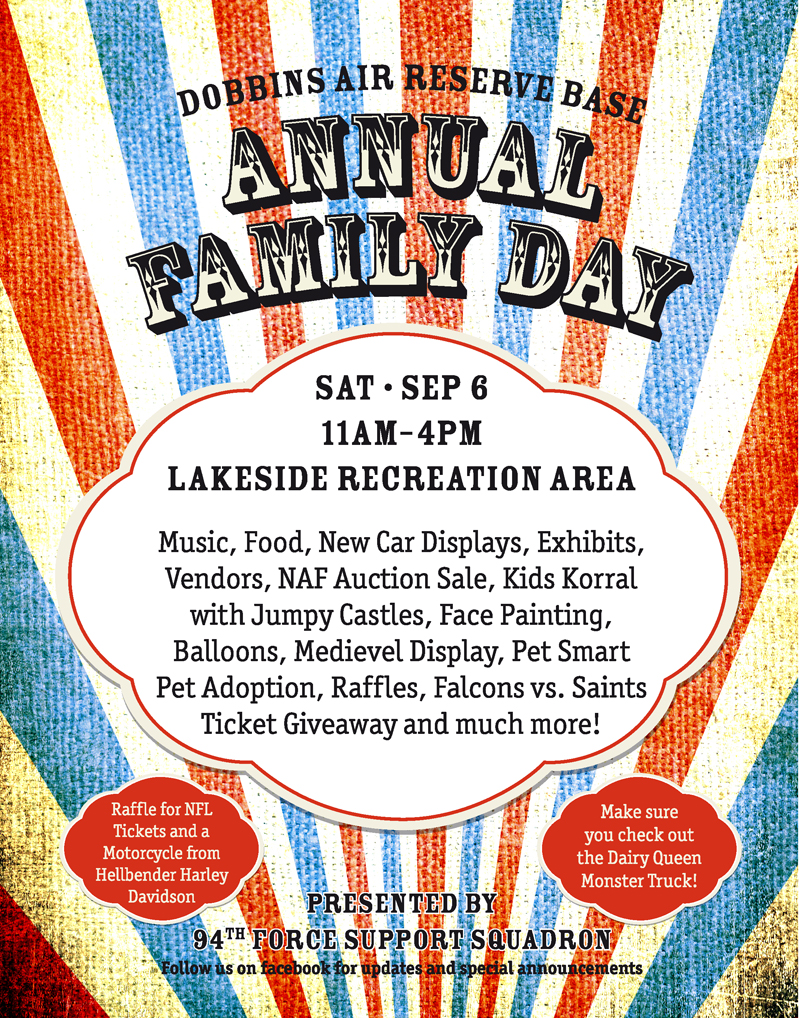 Annual Family Day Sept. 6 > Dobbins Air Reserve Base > Article Display