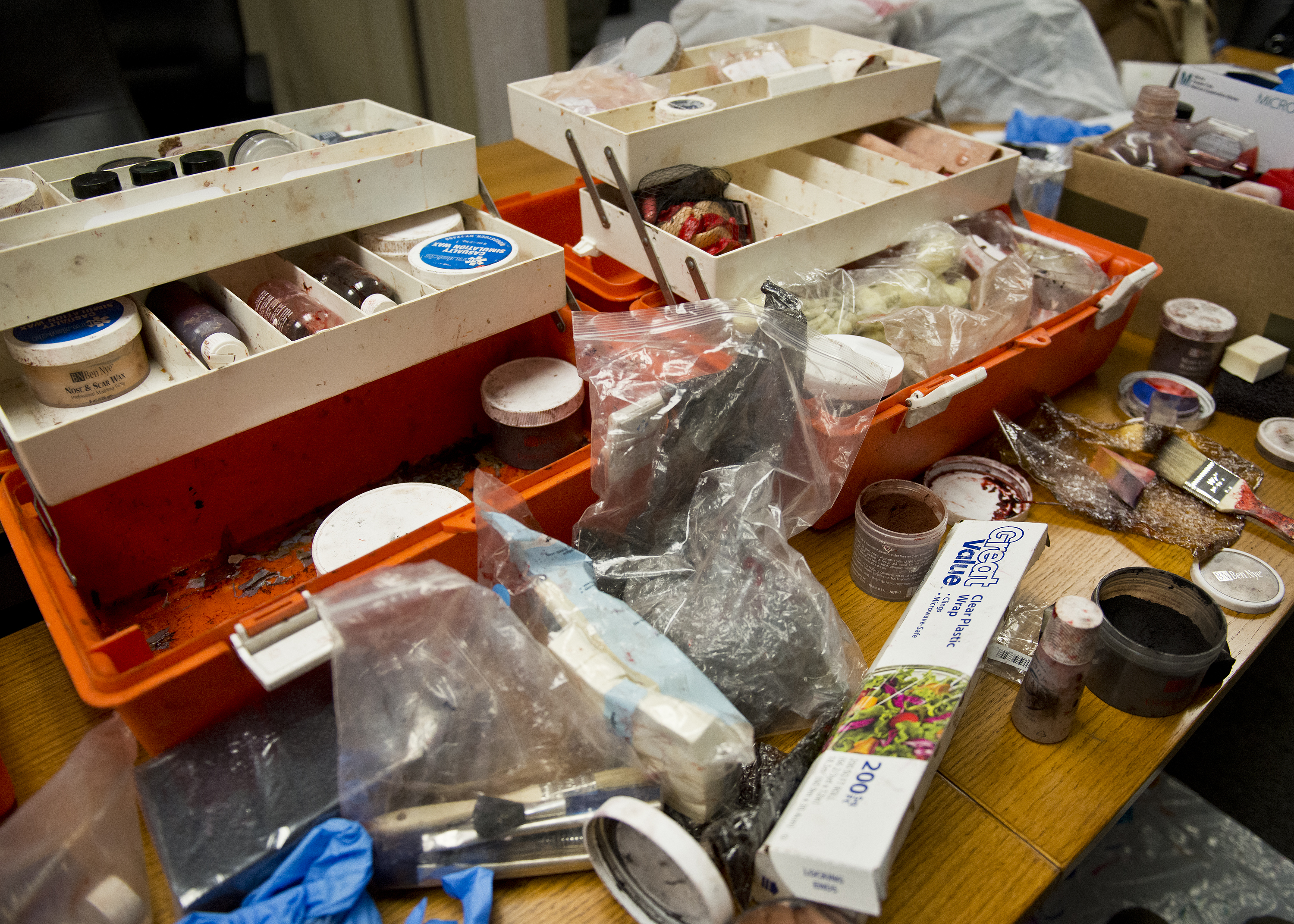 Moulage team adds gory reality to base exercises > 919th Special ...