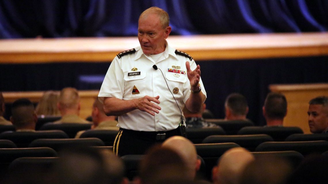 Dempsey visits troops at Naval Station Great Lakes > United States ...