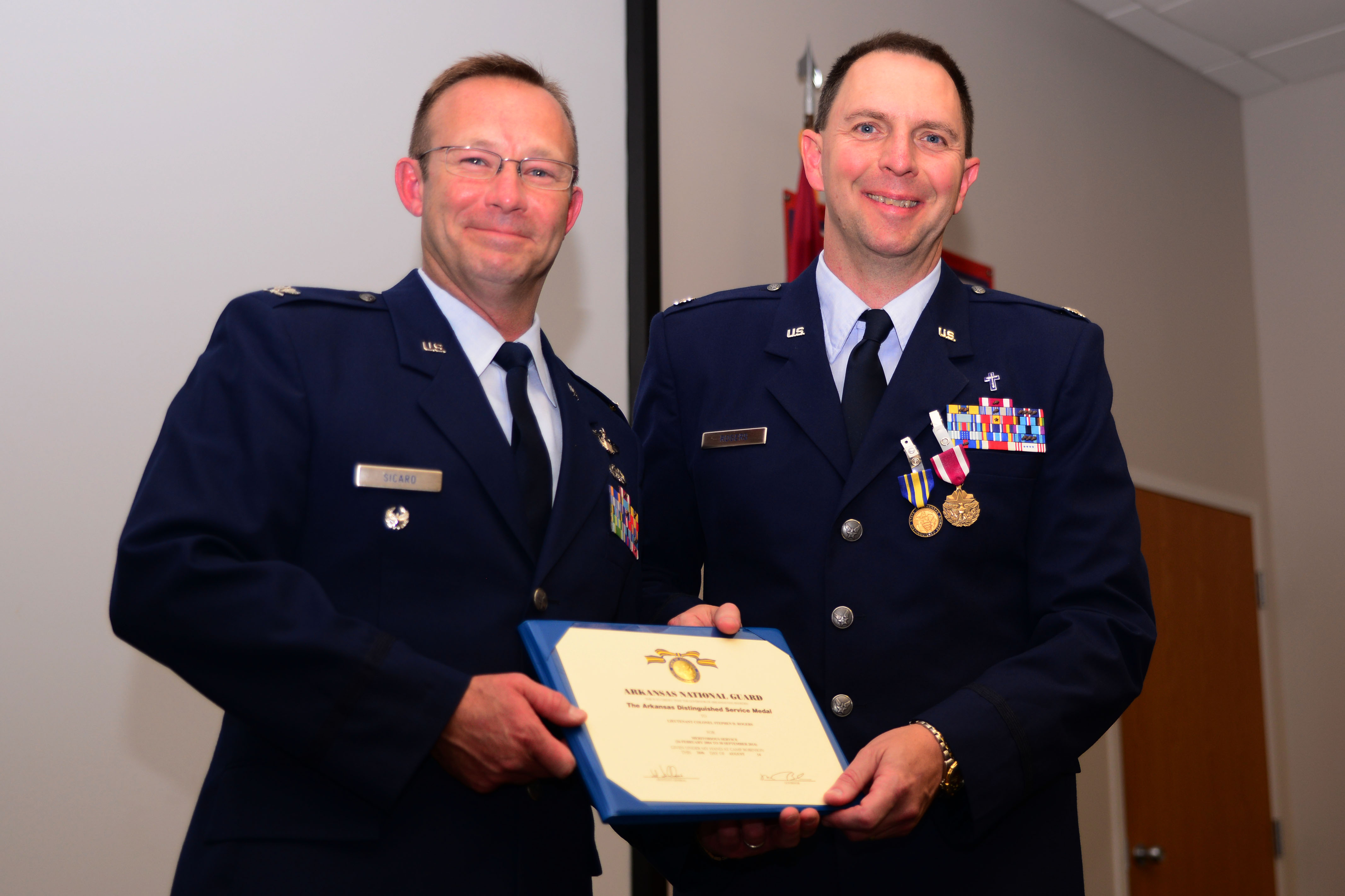 Chaplain Stephen Rogers retires