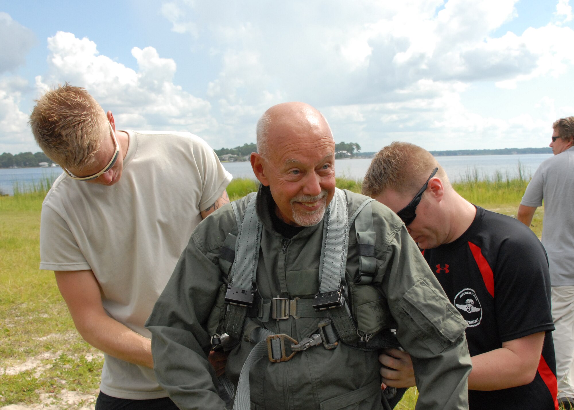 Eglin honorary commanders receive water survival training > Eglin Air ...