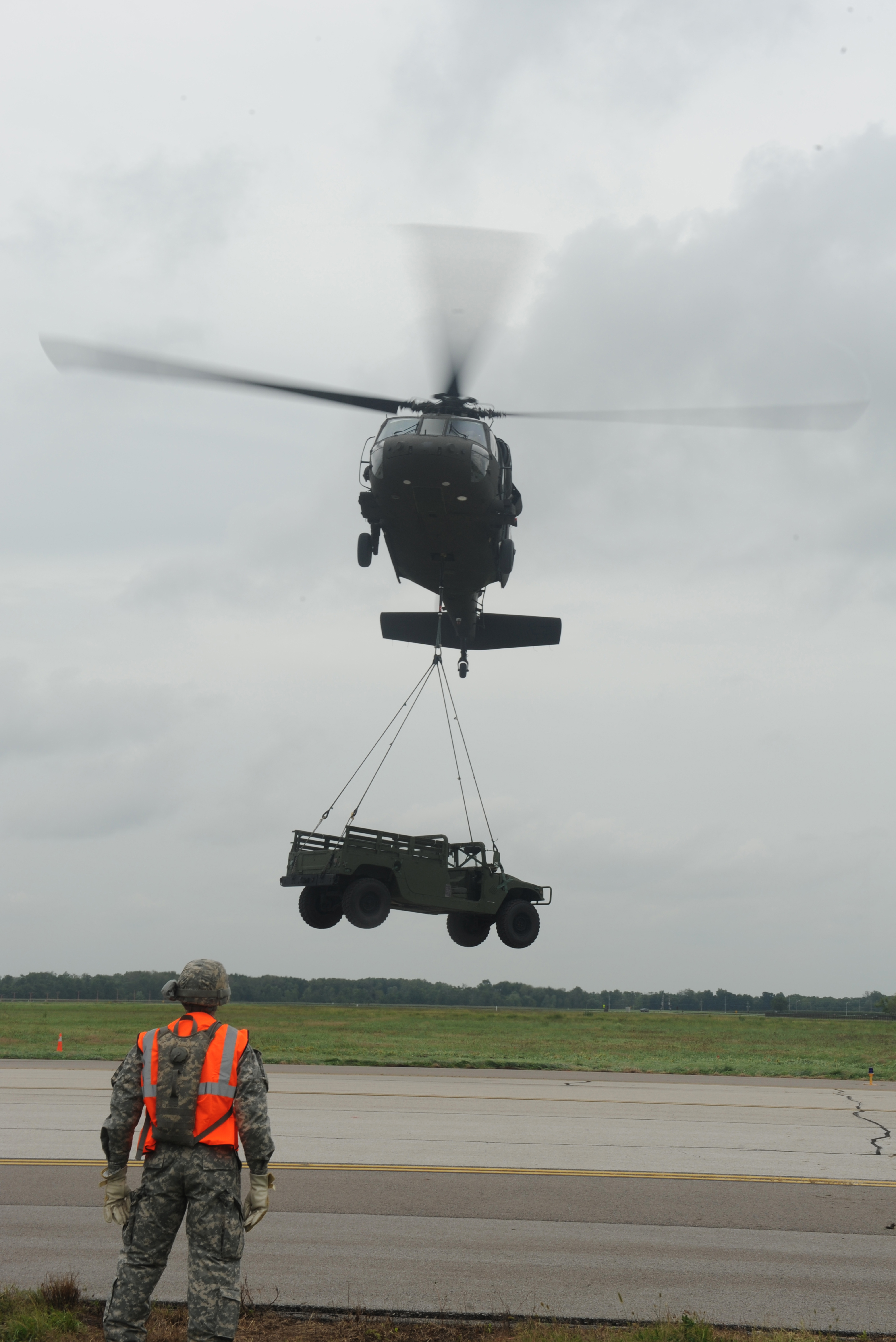 High Intensity Training: Members of various agencies practice 'sling ...