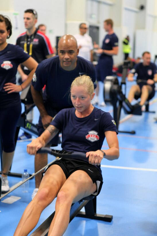 U.S. Marine Corps Gunnery Sgt. Tyrone Judge coaches U.S. Marine Corps ...