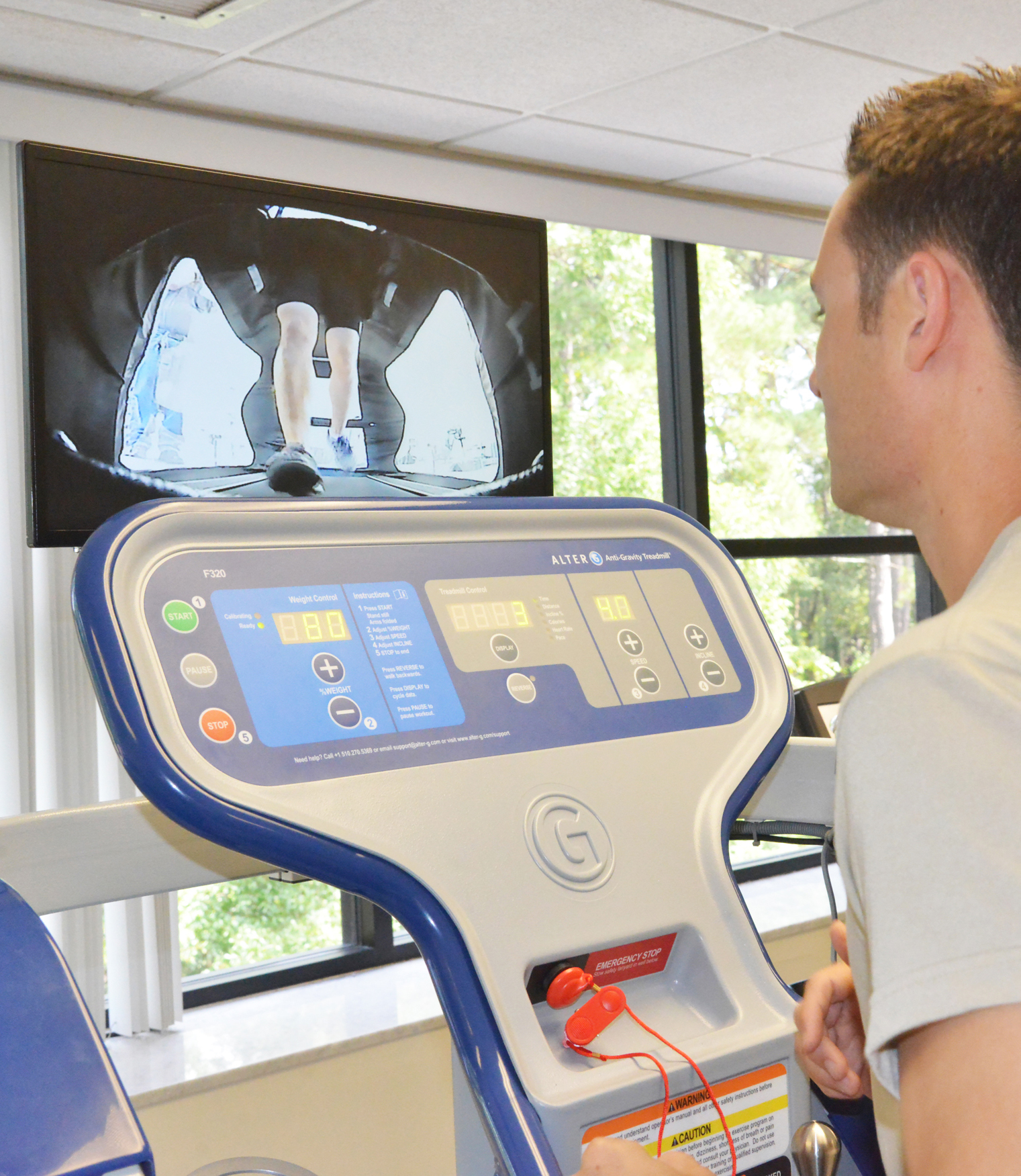 NASA-designed Anti-Gravity treadmill