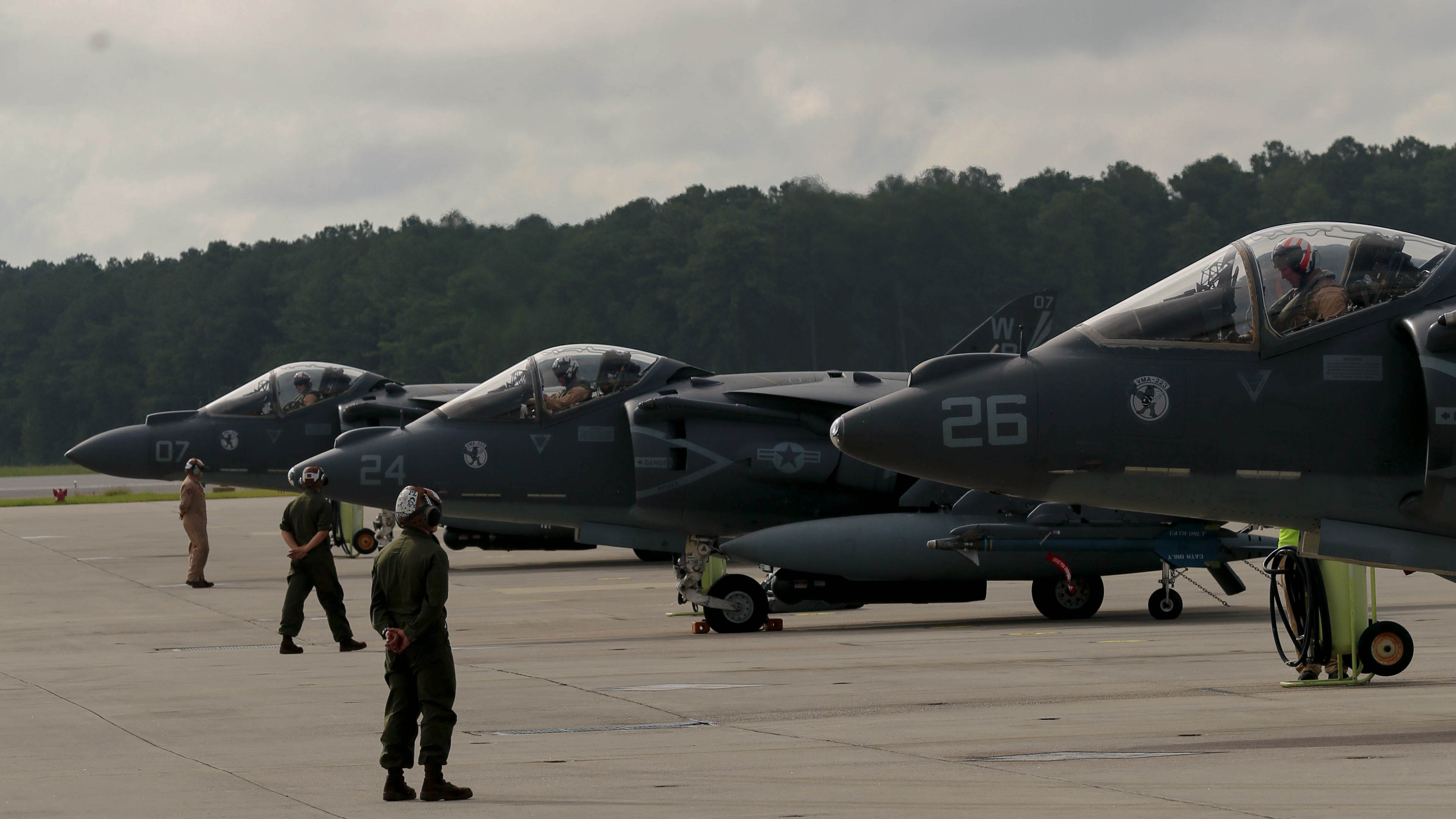 VMA-223 Marines train during Exercise Green Flag