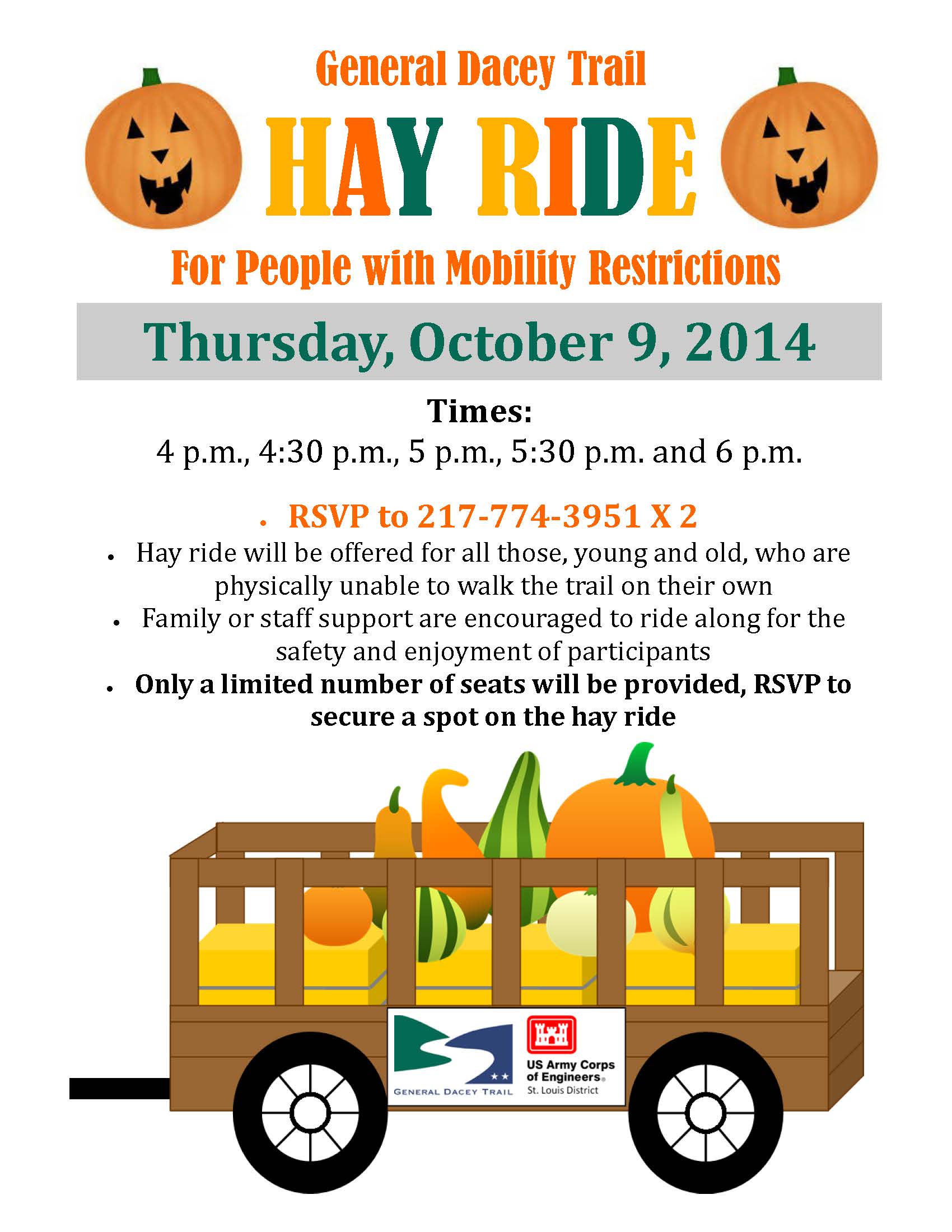 Providing Accessibility: General Dacey Trail Hay Ride > St. Louis ...