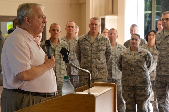 CMSAF Binnicker shares stories, knowledge with Airmen during visit ...